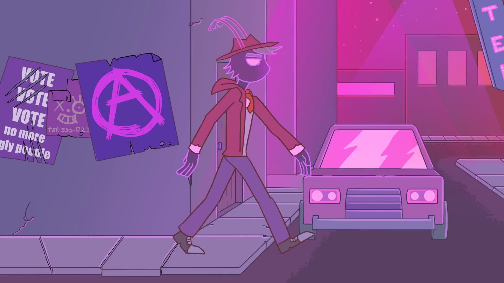 ArtStation - Walking in Pink City