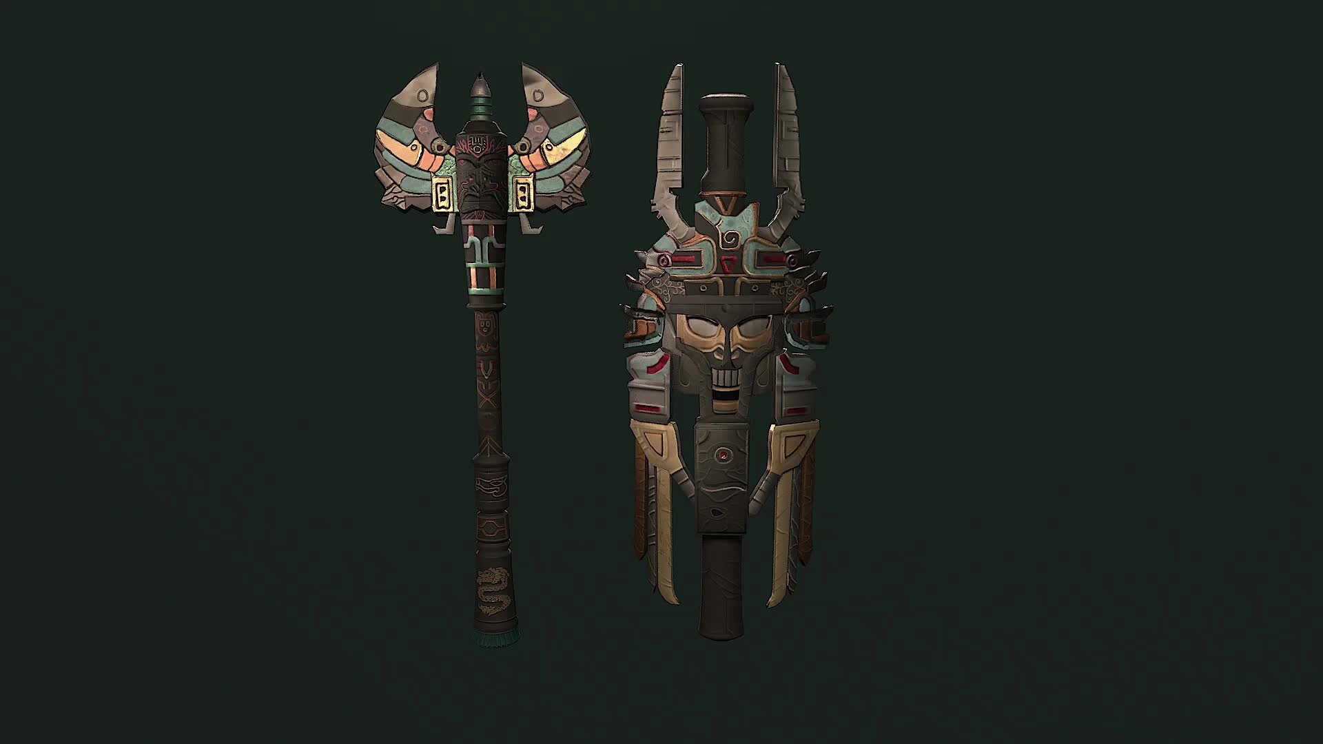 ArtStation - Aztec Weapon