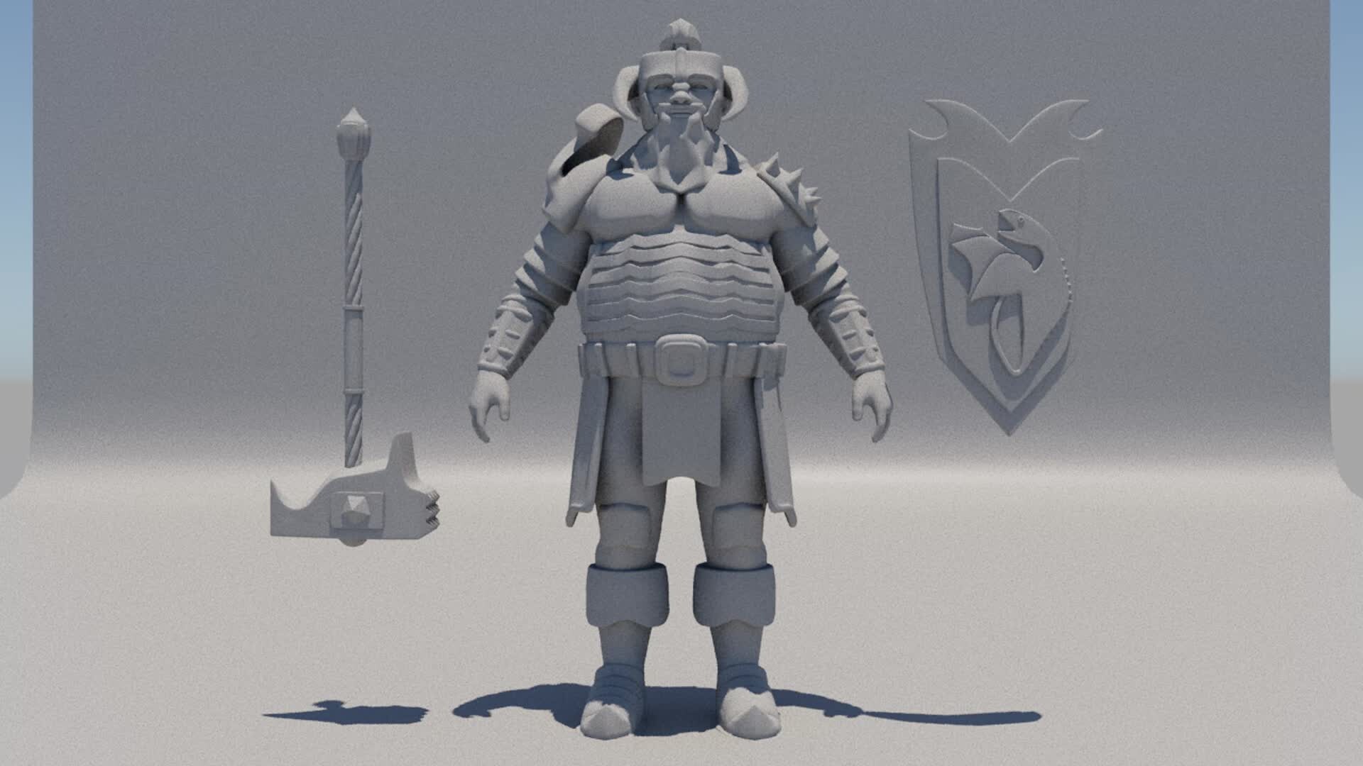 ArtStation - Fat dwarf