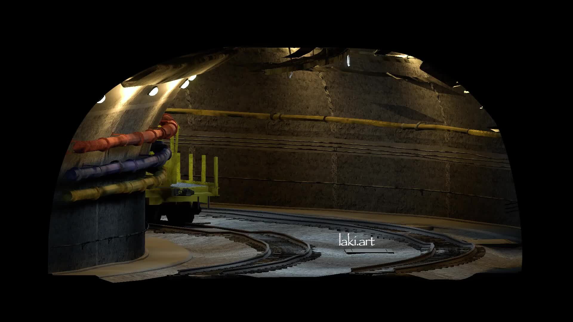 ArtStation - Rust game tunnel loop