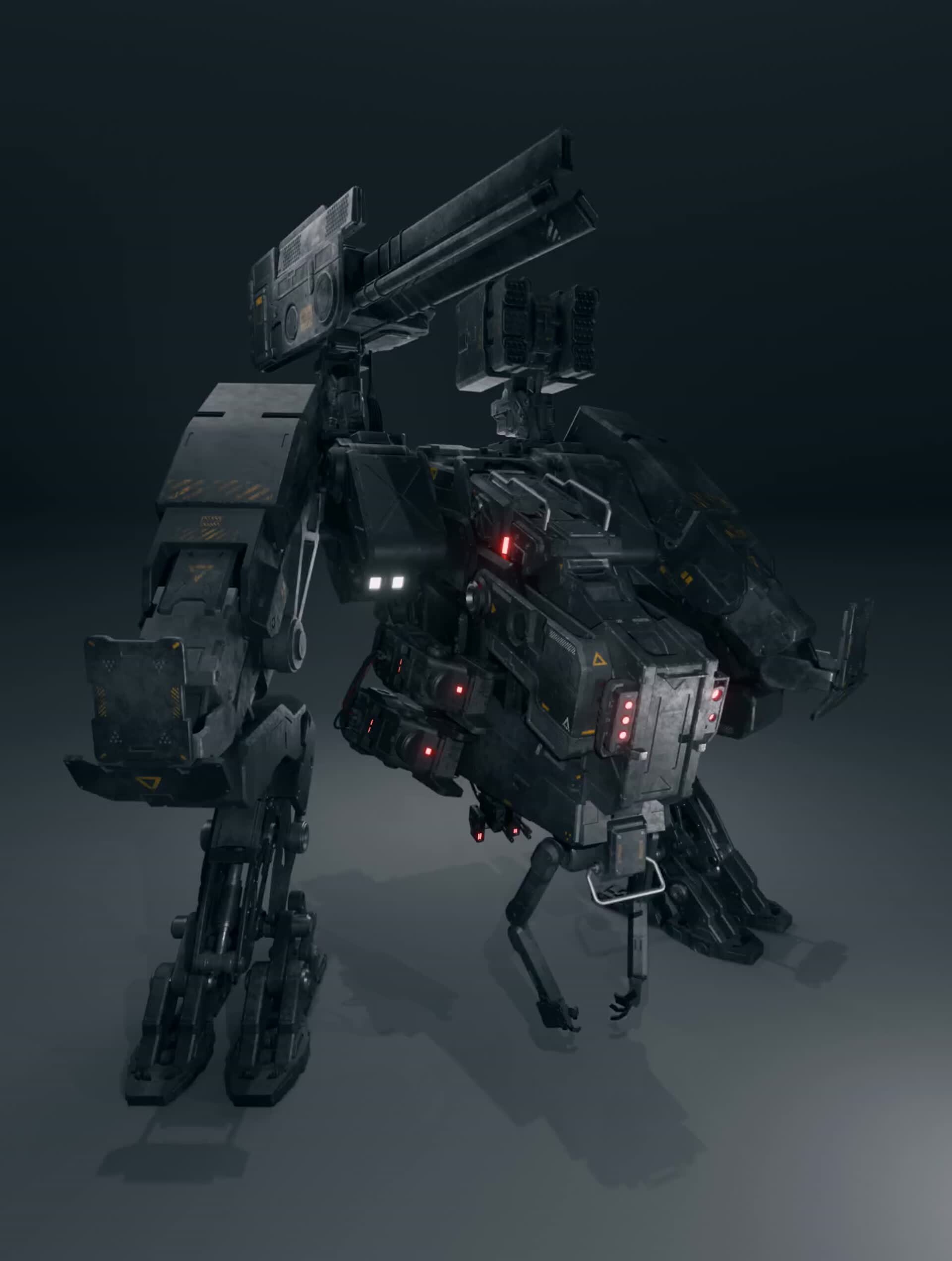 ArtStation - old mech