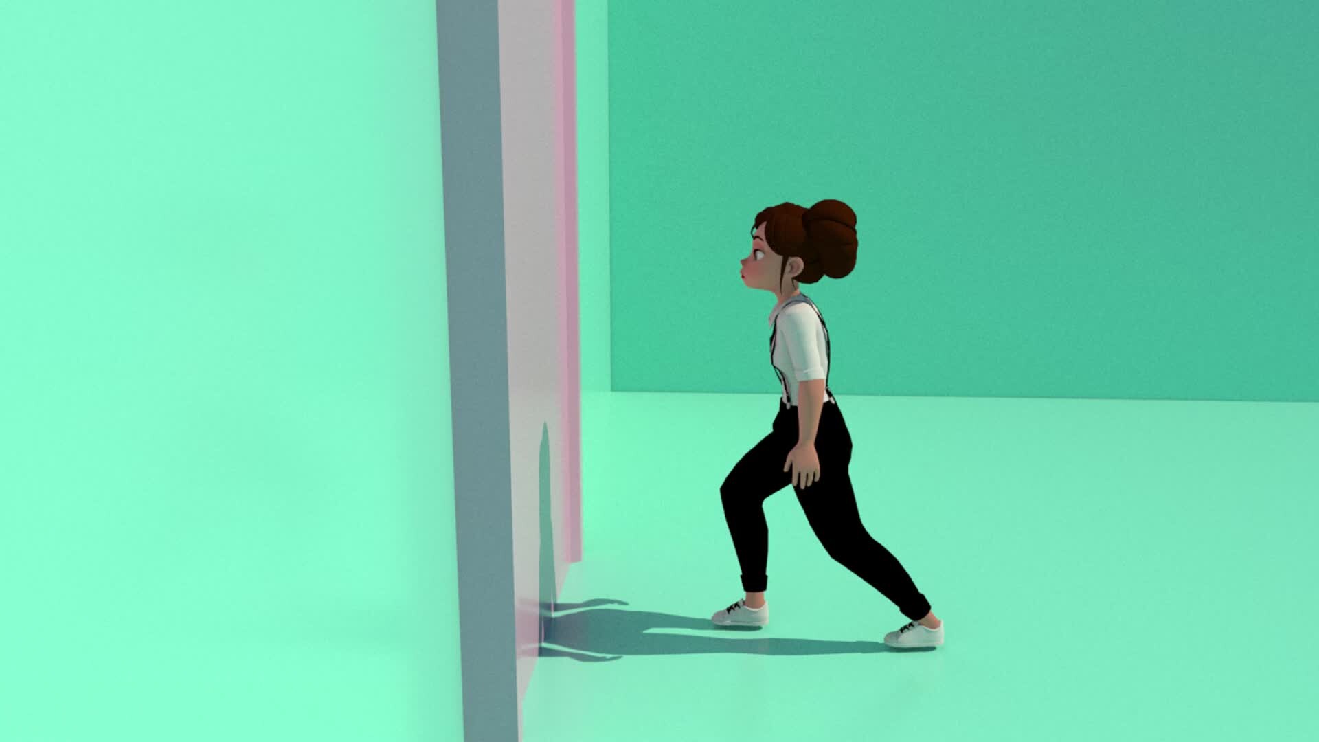 ArtStation - Character push animation