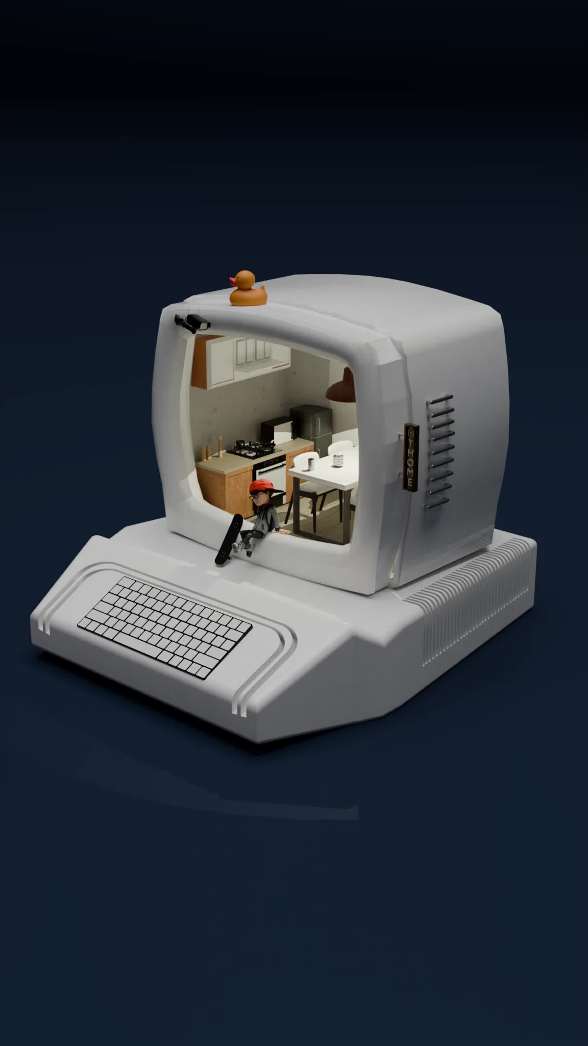 ArtStation - Computer Home