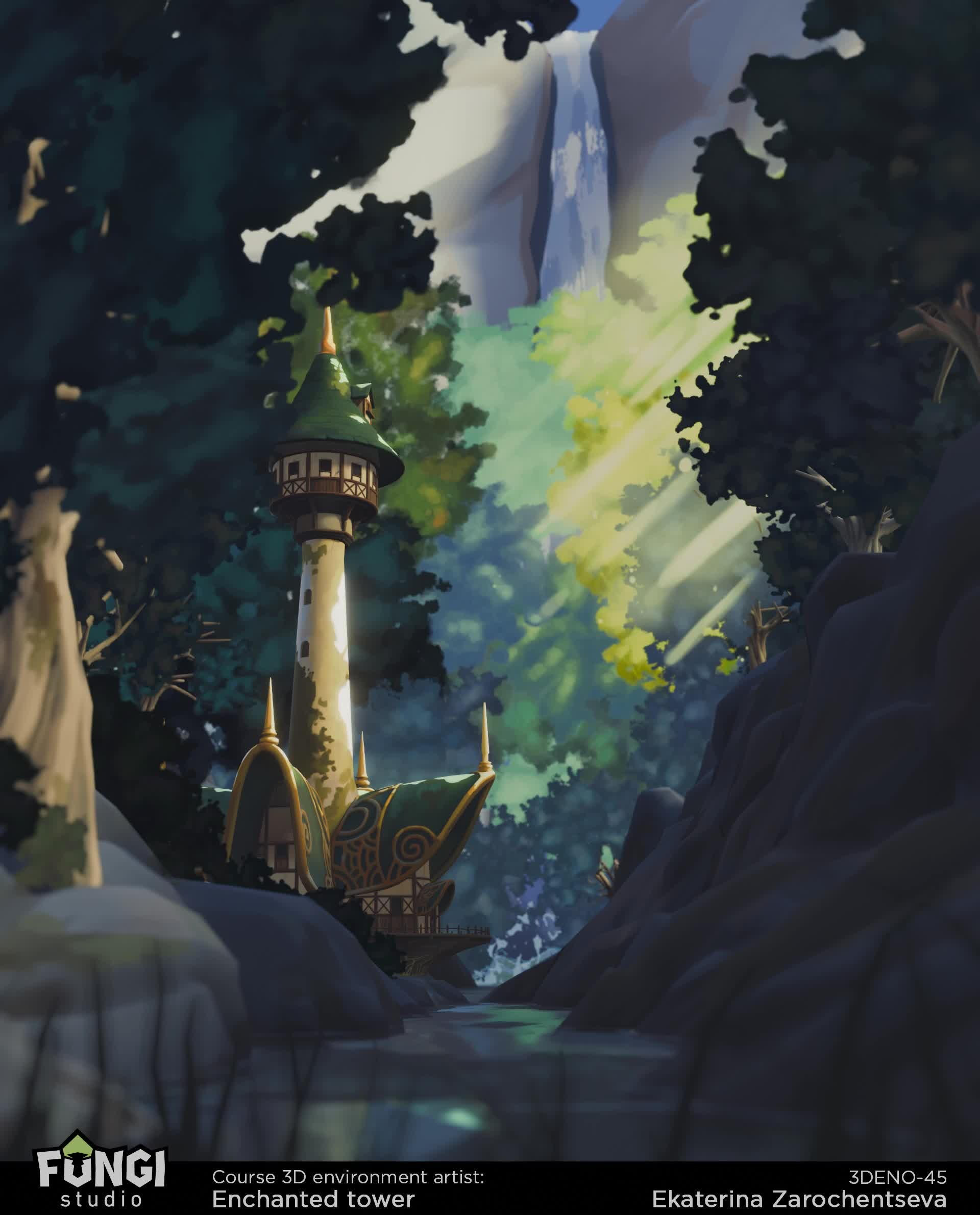 ArtStation - Enchanted tower