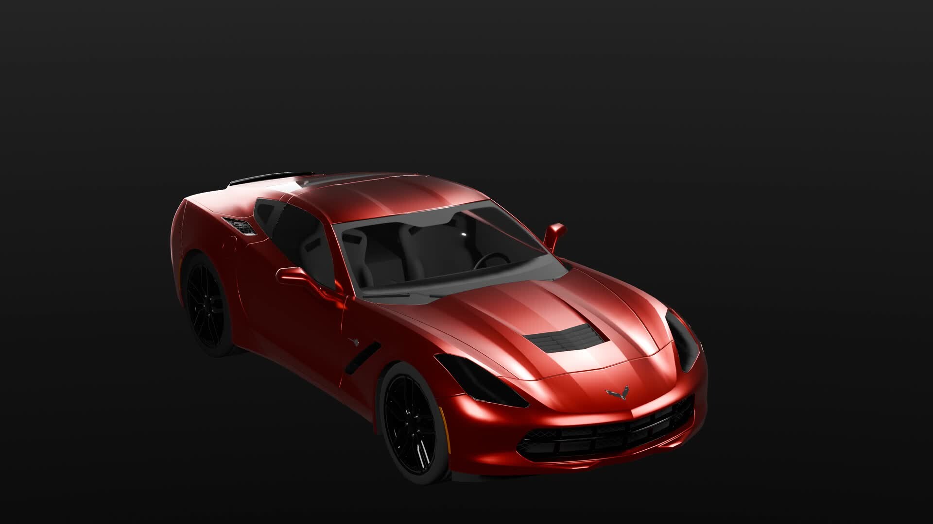 ArtStation - Corvette - Car 3D Modelling