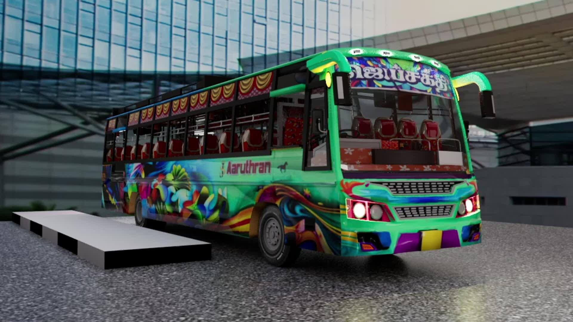 ArtStation - 3D Bus Model