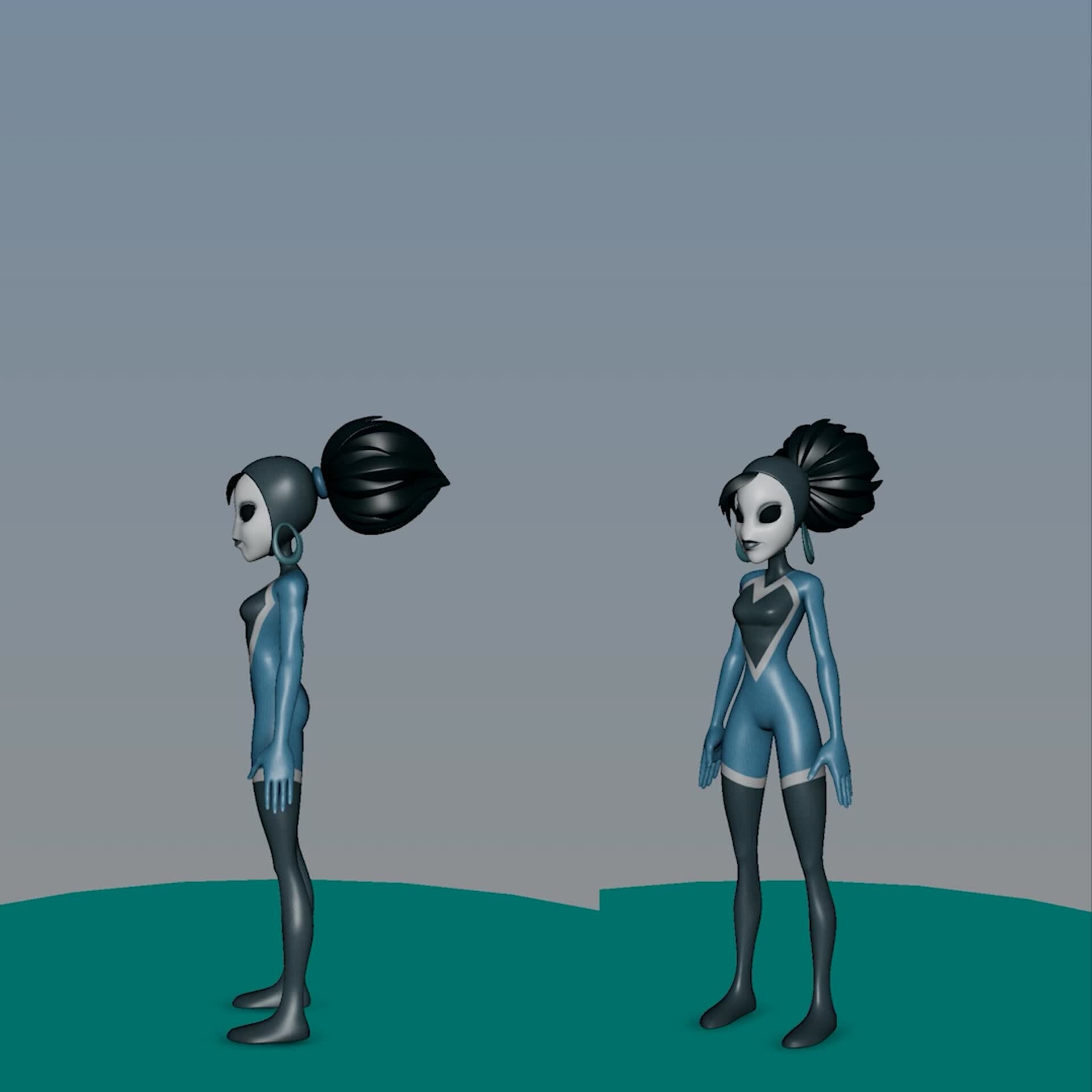 ArtStation - Vertical Jump Animation