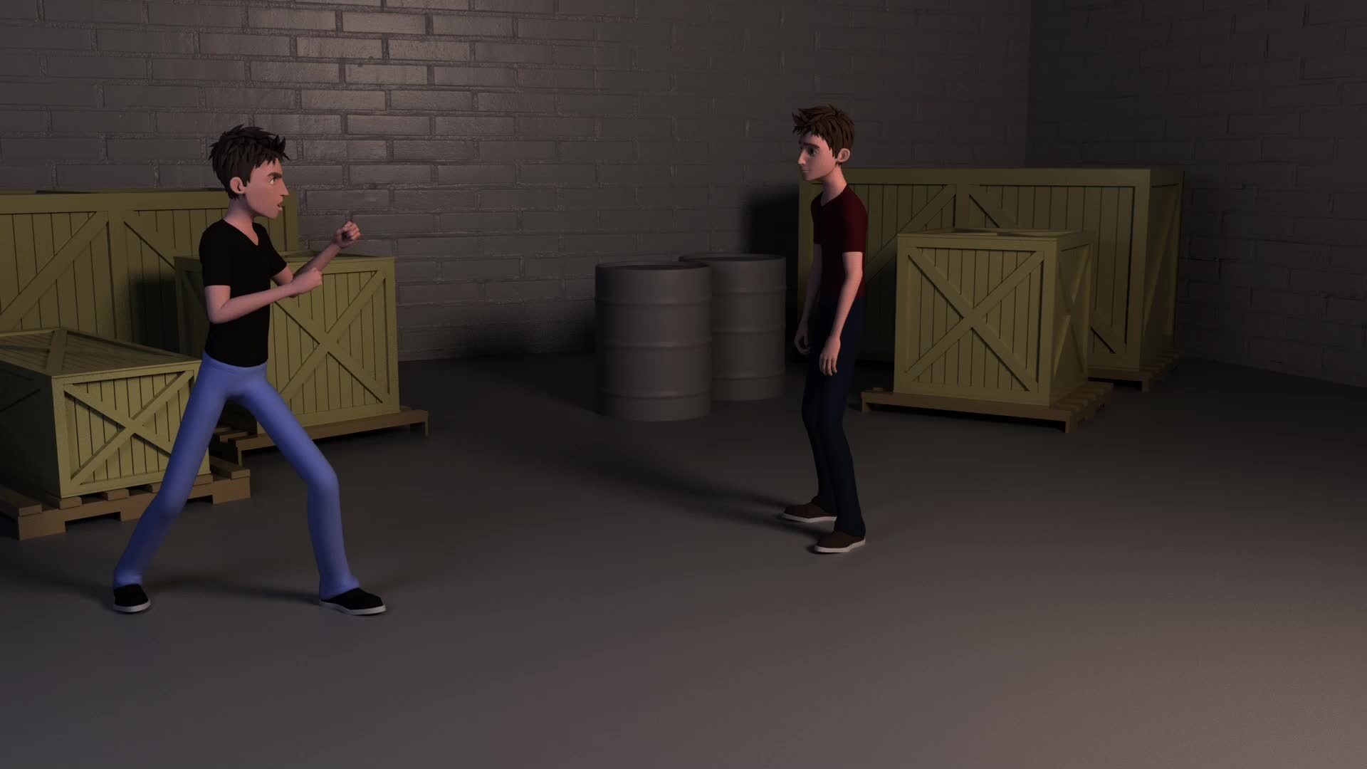 ArtStation - Fight Scene Animation