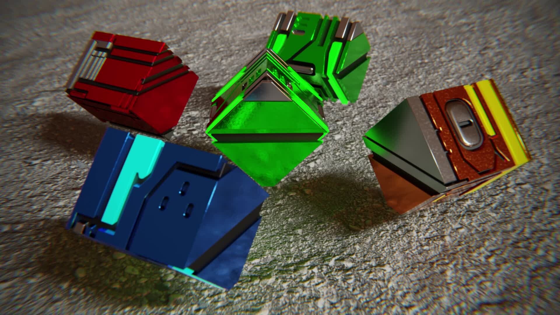 ArtStation - Phantasy Star Online - Item Boxes