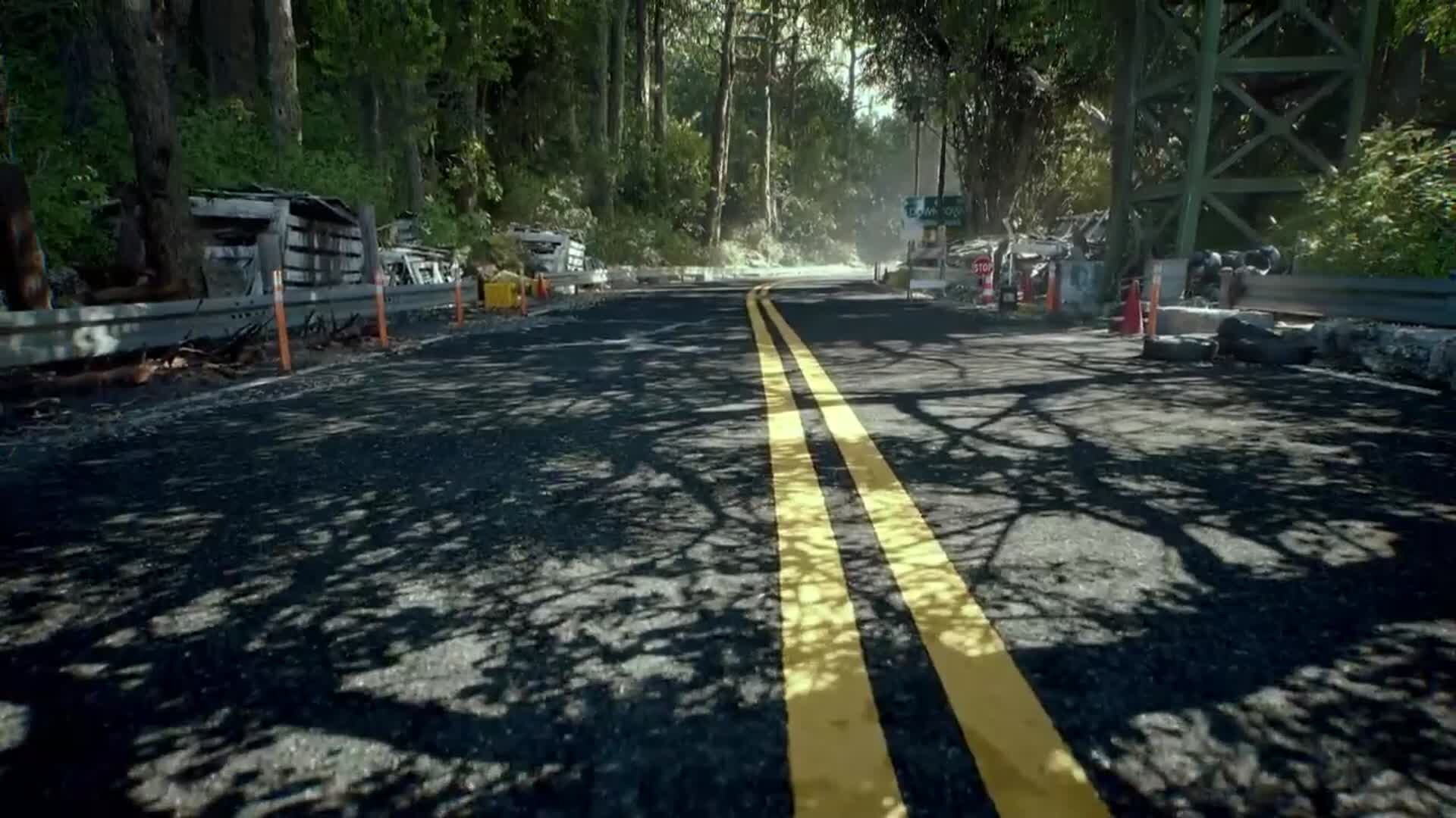 ArtStation - Forest road modelling lighting in unreal engine 5