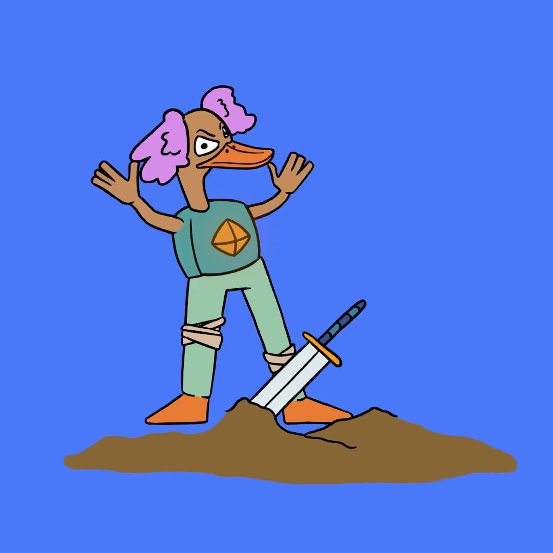 ArtStation - Cluck The Clumsy Duck (2024)