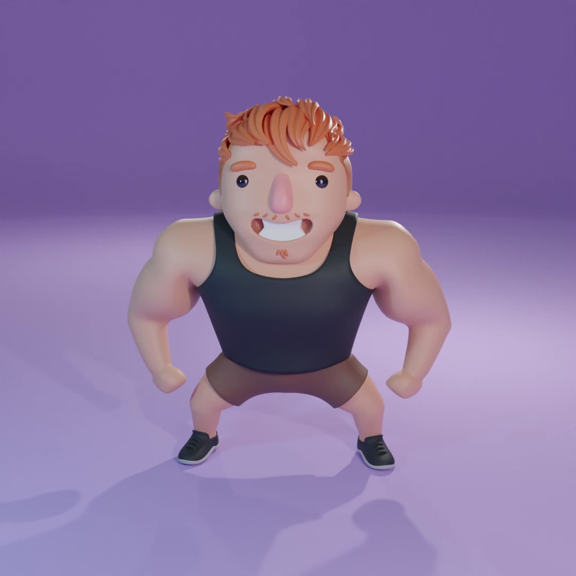 ArtStation - Buff 3D Character