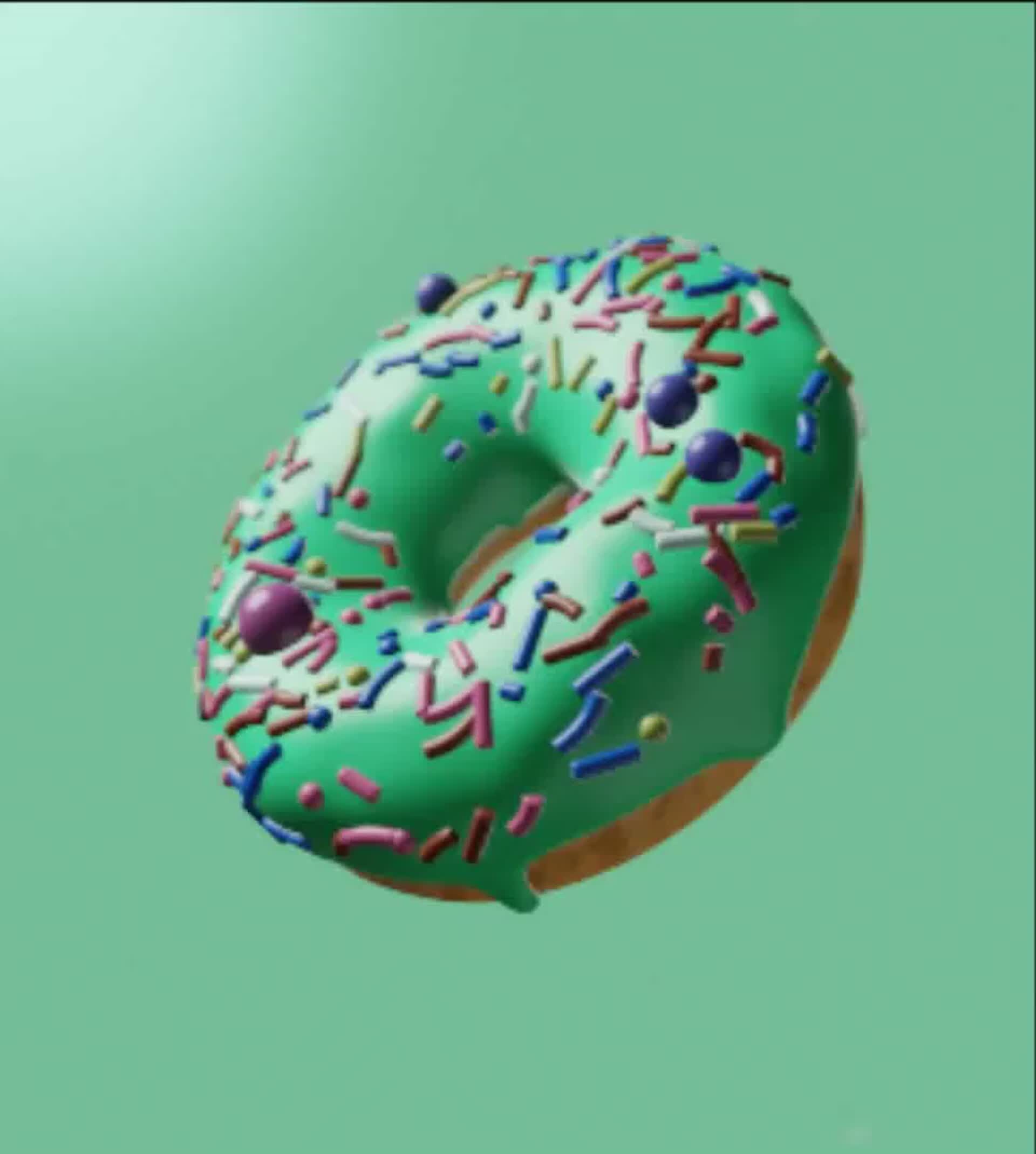 ArtStation - Rotating donut