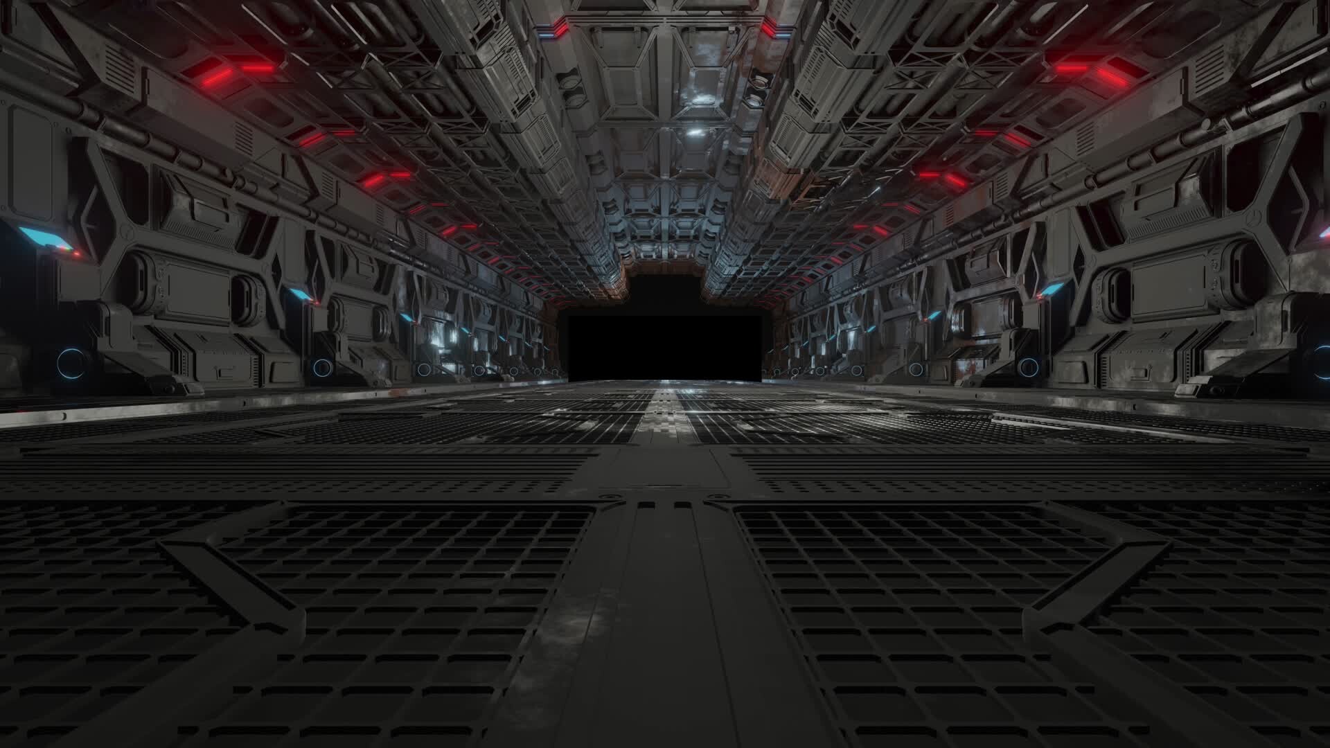 ArtStation - Compositing - Spaceship Tunnel