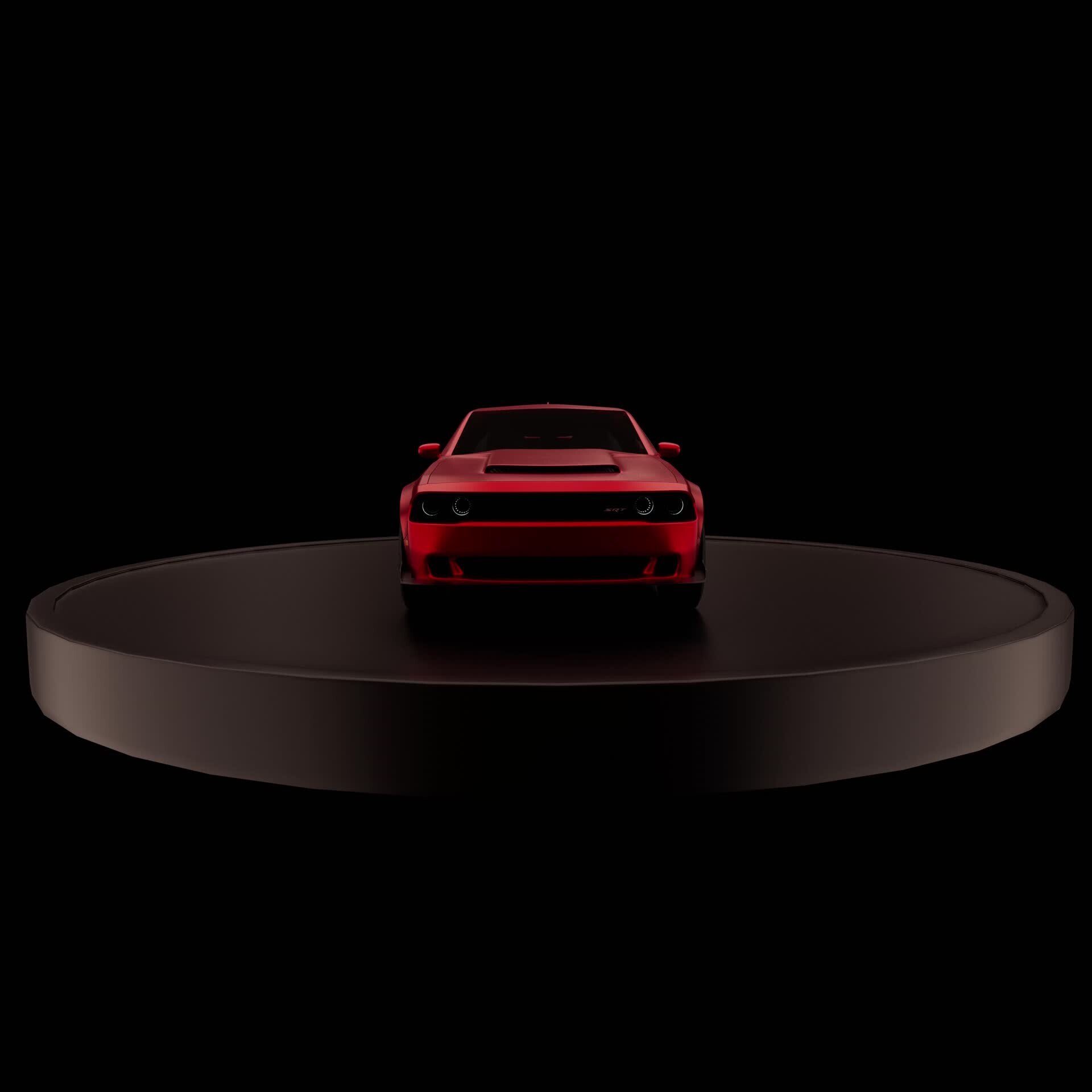 ArtStation - Dodge Challenger Demon SRT