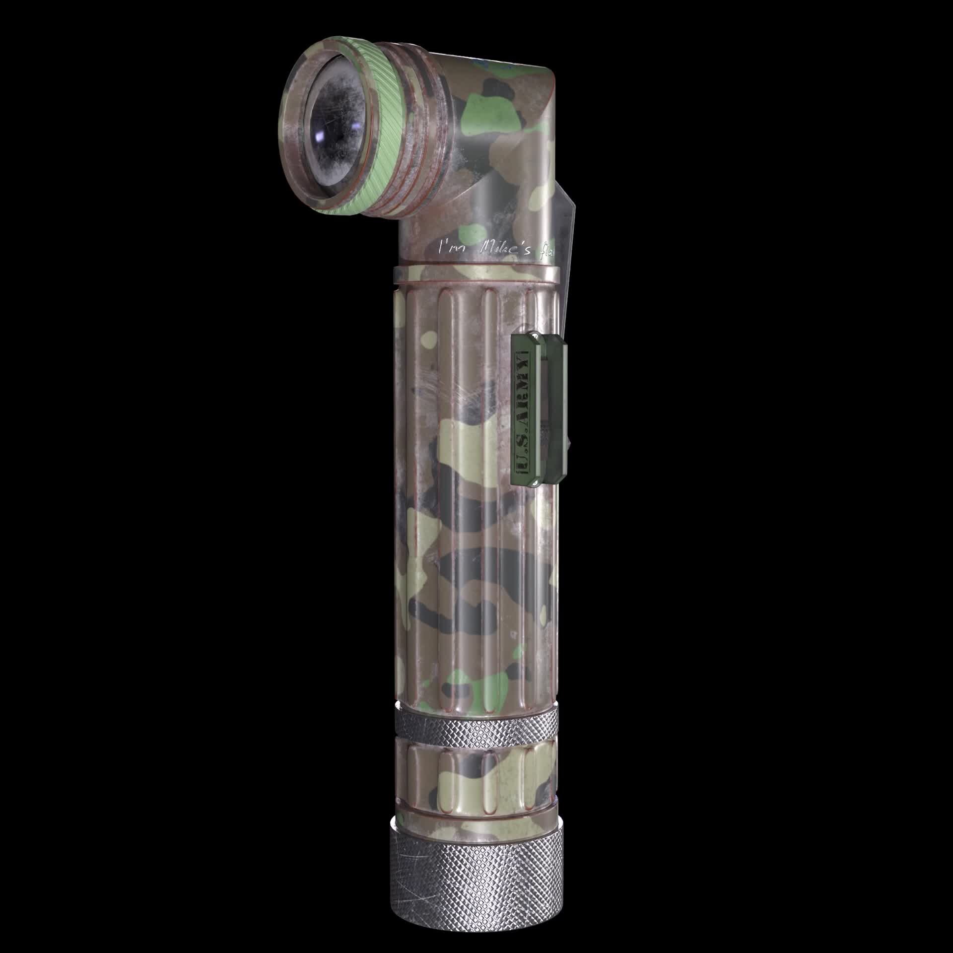 ArtStation - Flashlight (tutorial process)