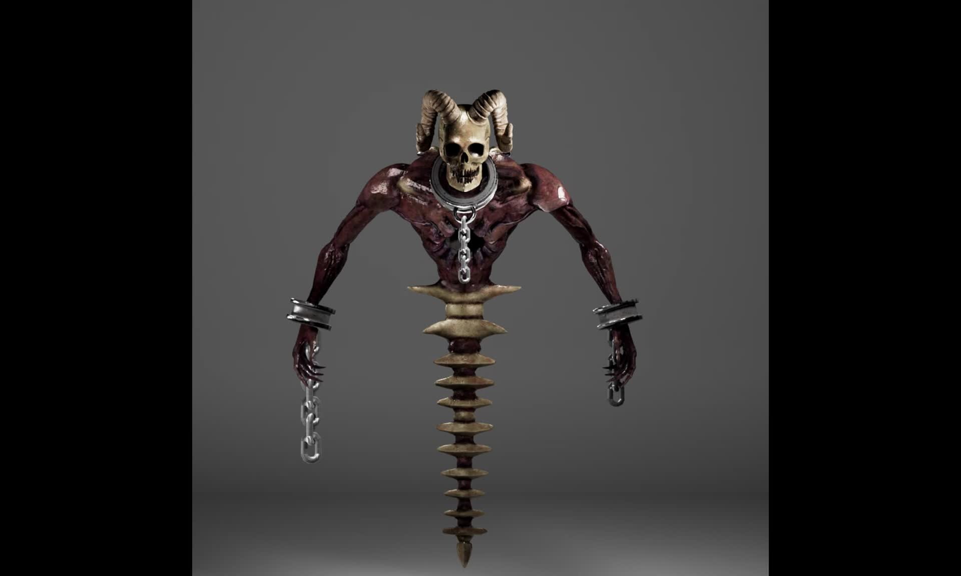 ArtStation - A demon trapped in a maze.