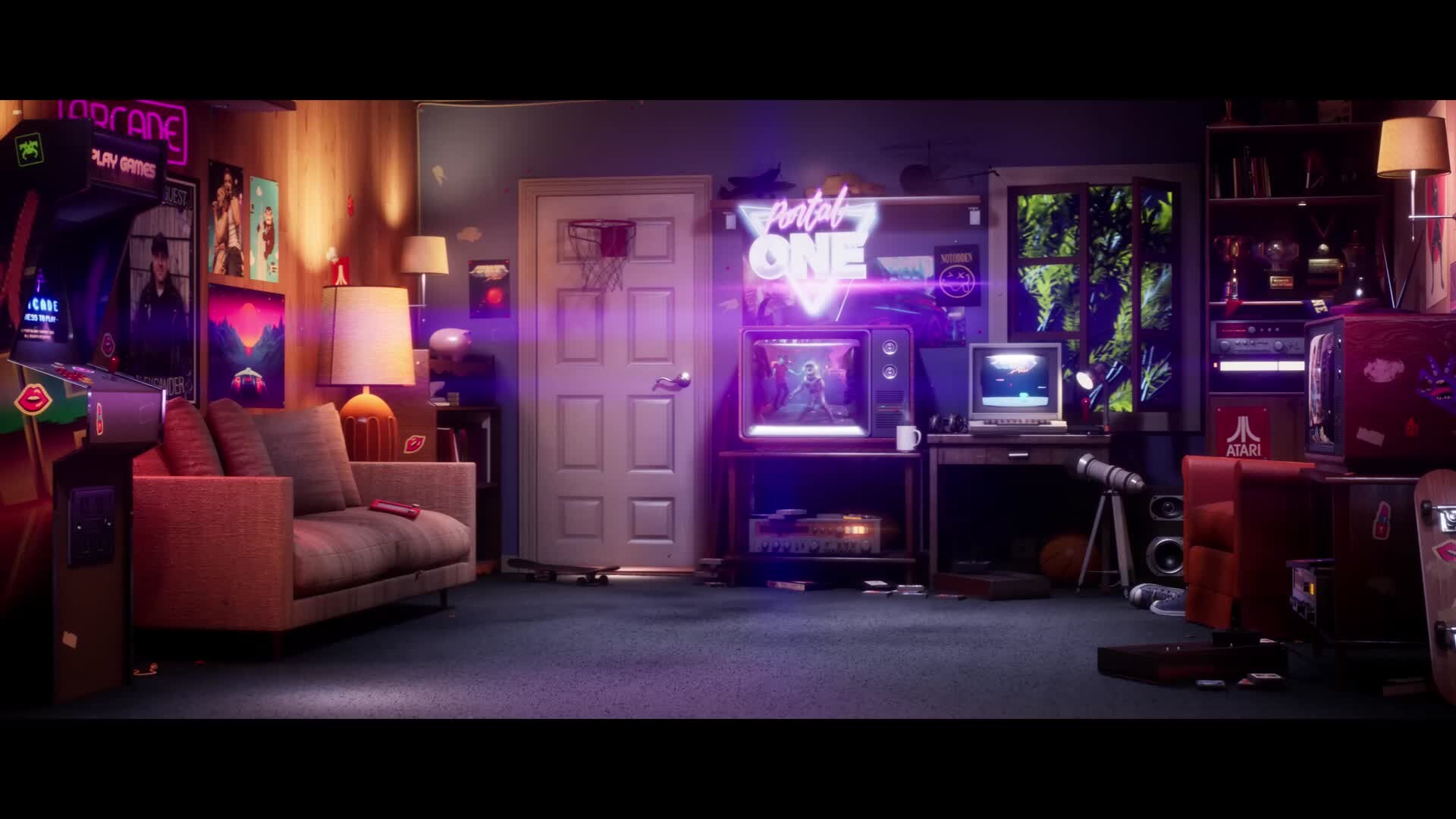 ArtStation - PortalOne Arcade, the room (UE5)