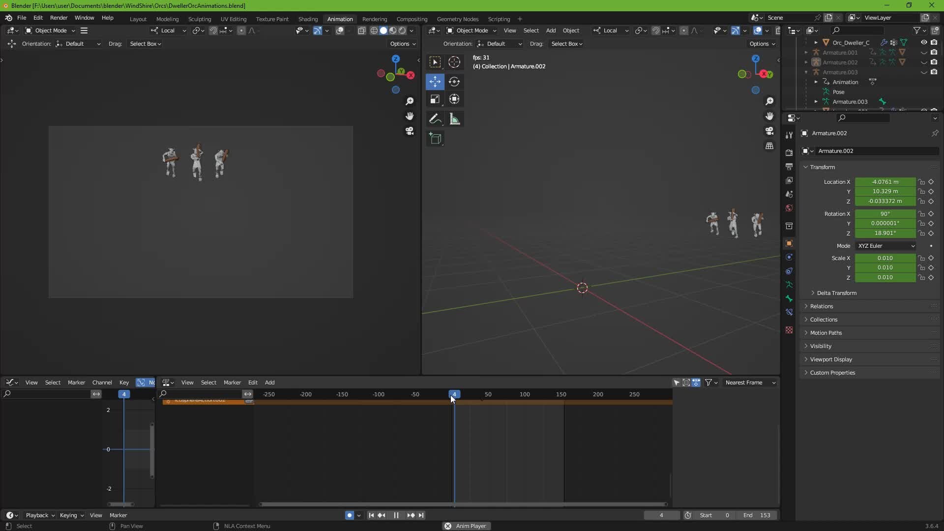 ArtStation - Animations that haven't made it into the game yet