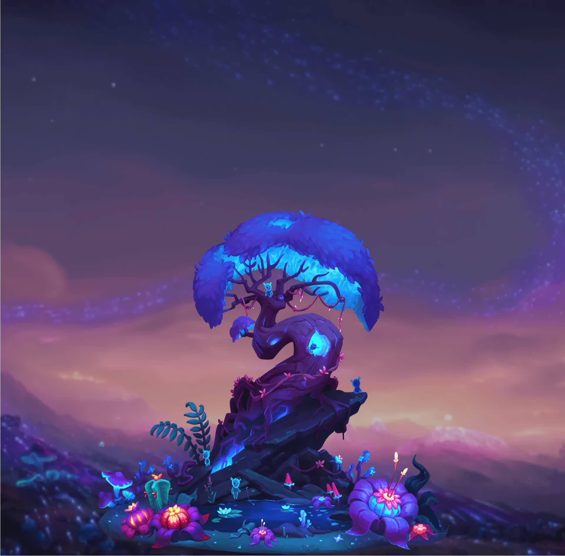 ArtStation - Magical Tree-Spine Animation