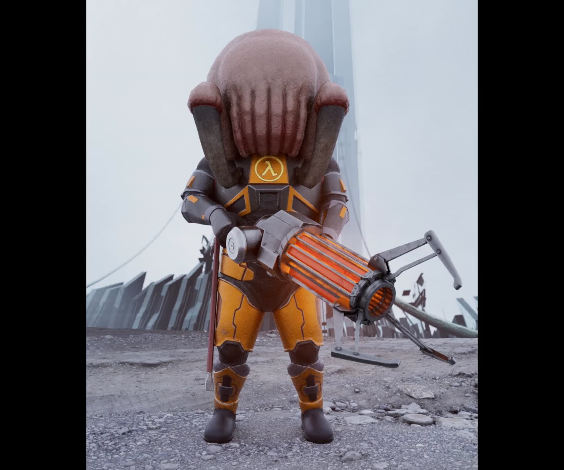 ArtStation - Gordon with Lamarr