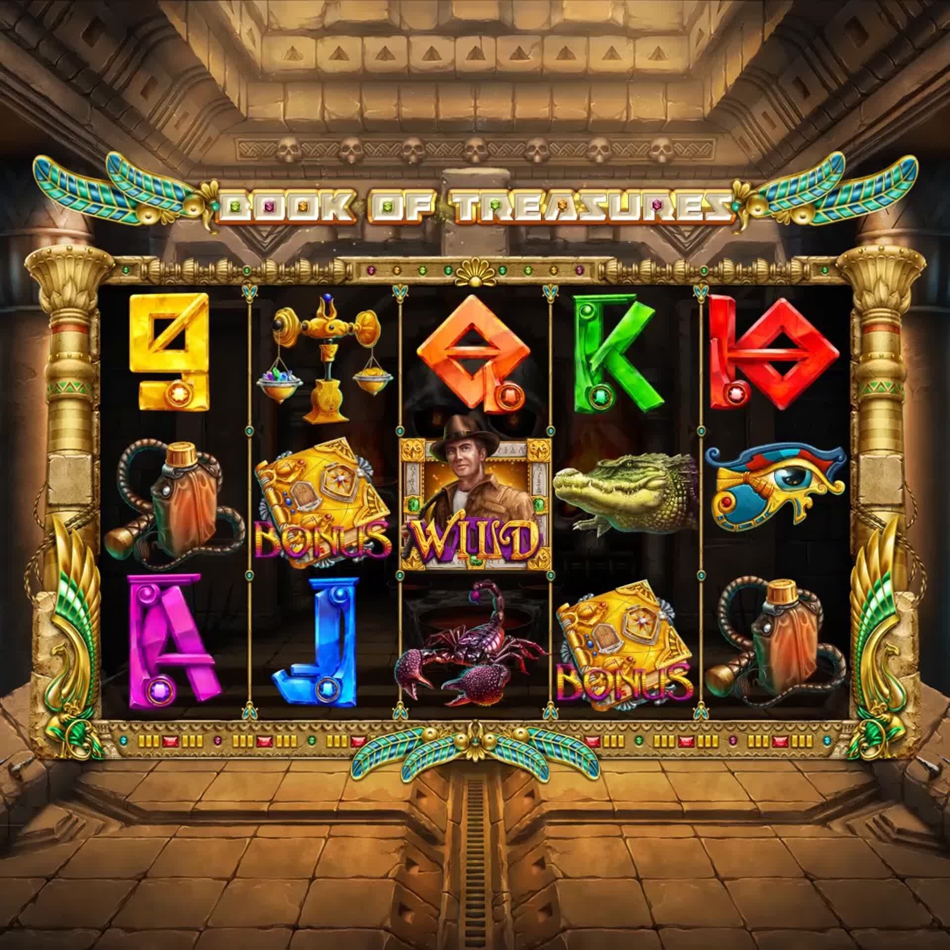 ArtStation - Set of symbols animation for the online casino slot "Book ...
