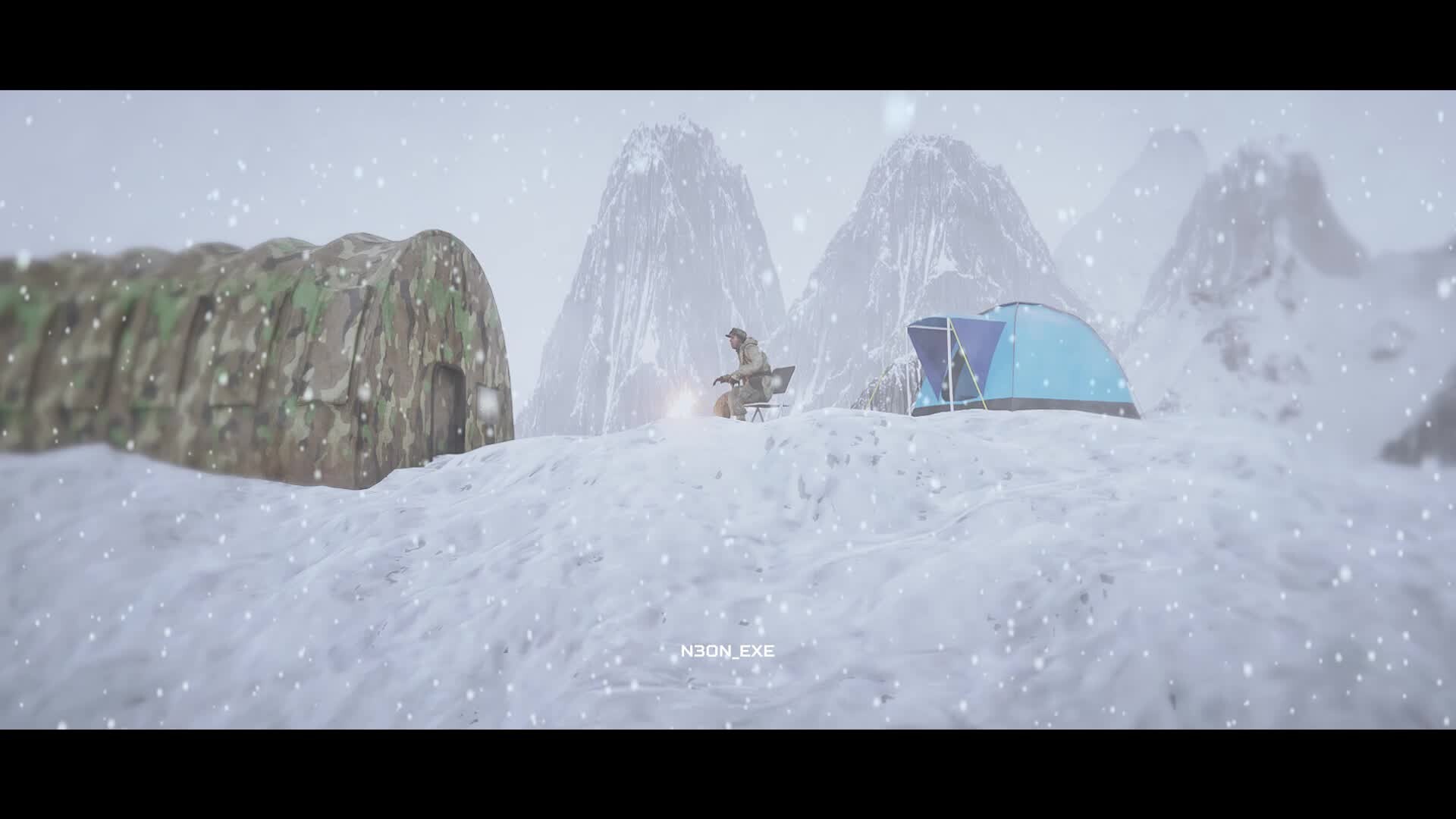 ArtStation - SNOW LANDSCAPE 3D SCENE