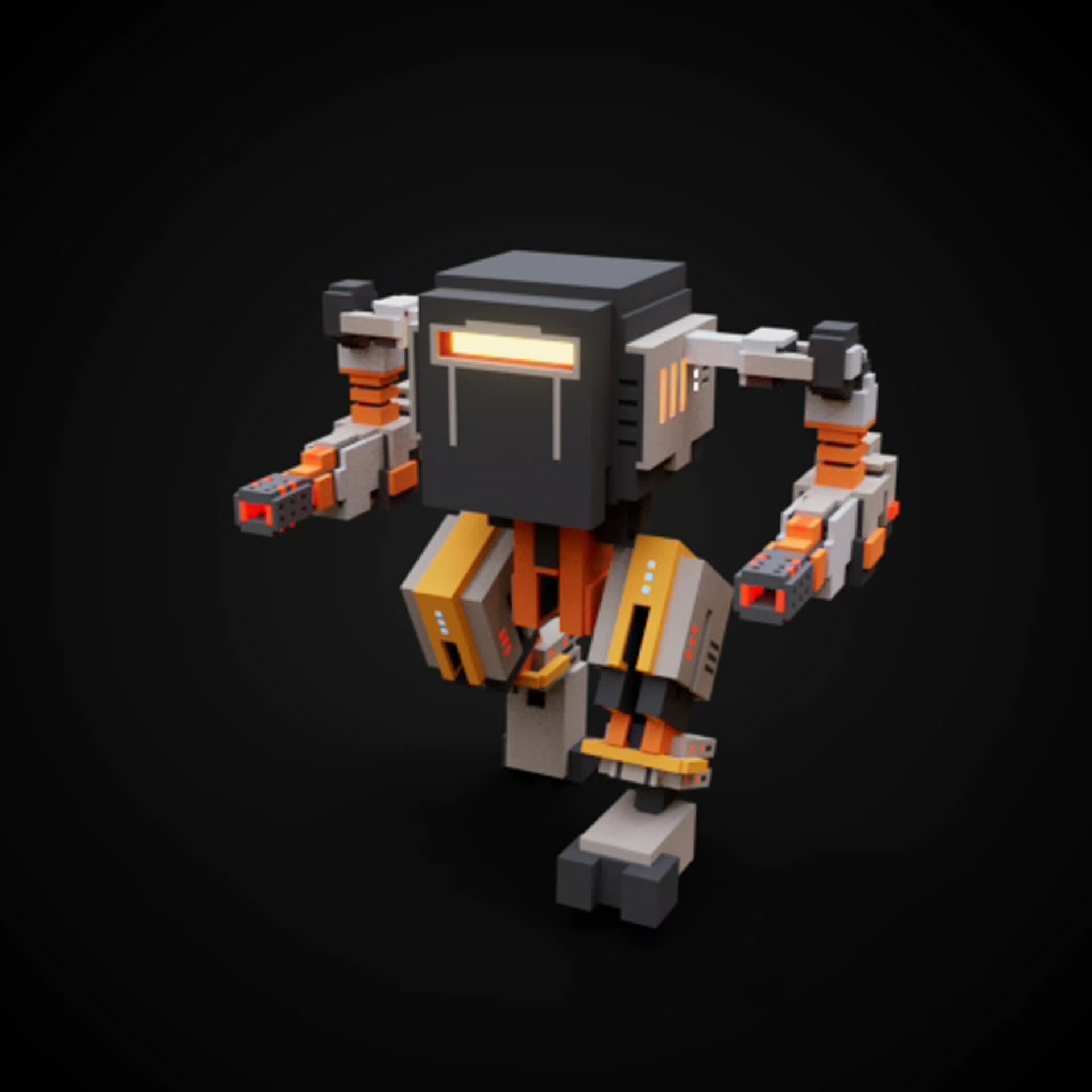 ArtStation - Voxel Mech