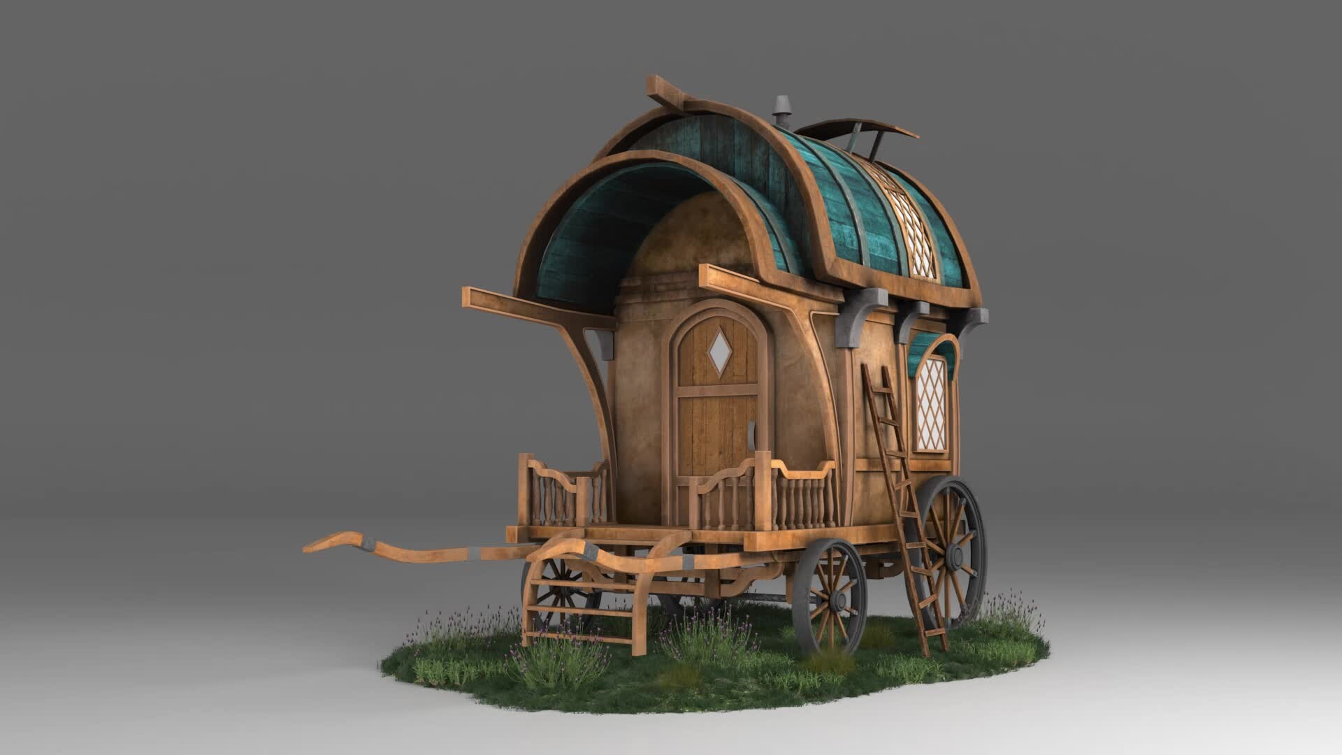 ArtStation - Wanderer's Haven: Fantasy Caravan