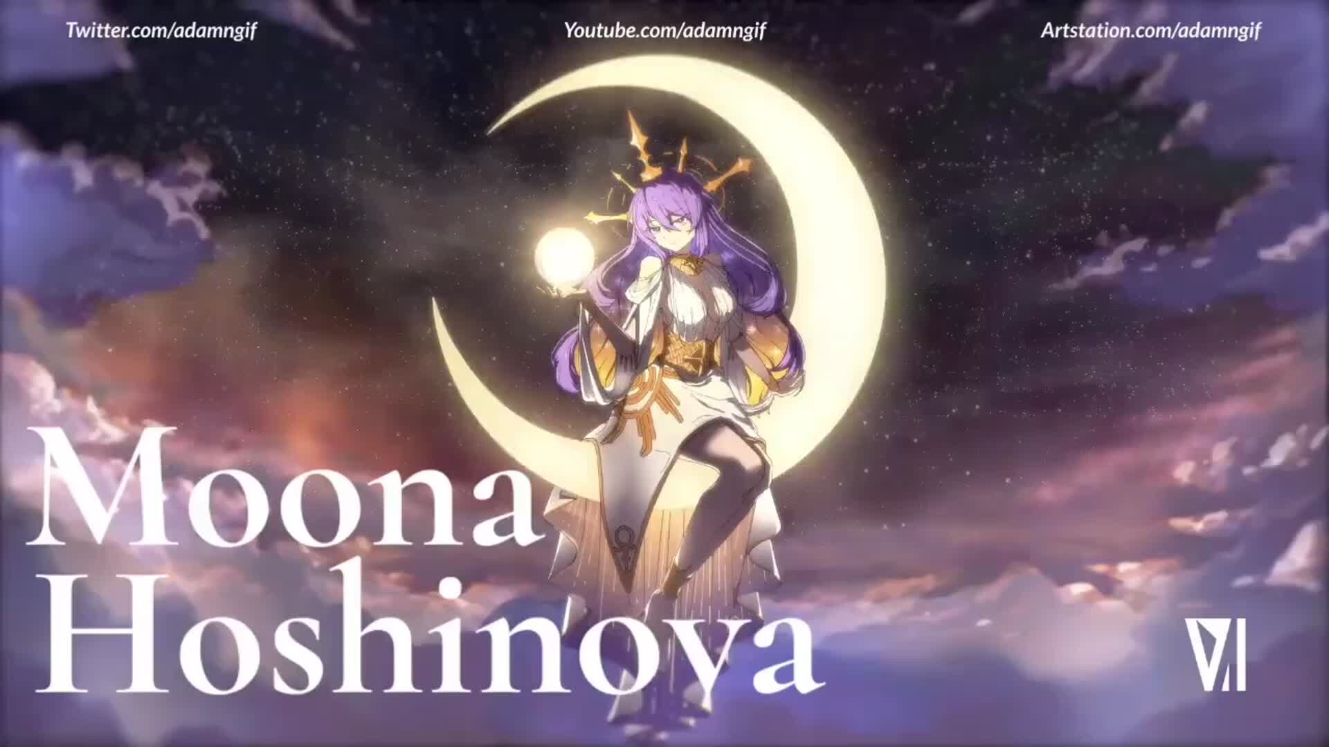 Adam n Gif - Moona Hoshinova: Goddess of Moon