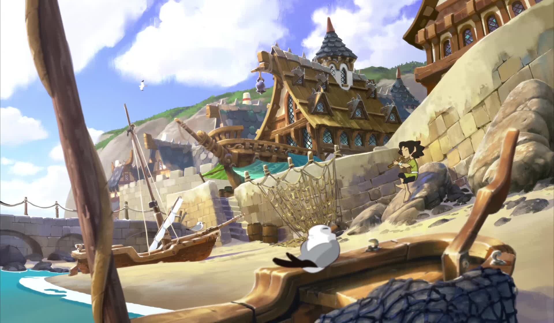 ArtStation - The Child and the Wind / Design / personal project