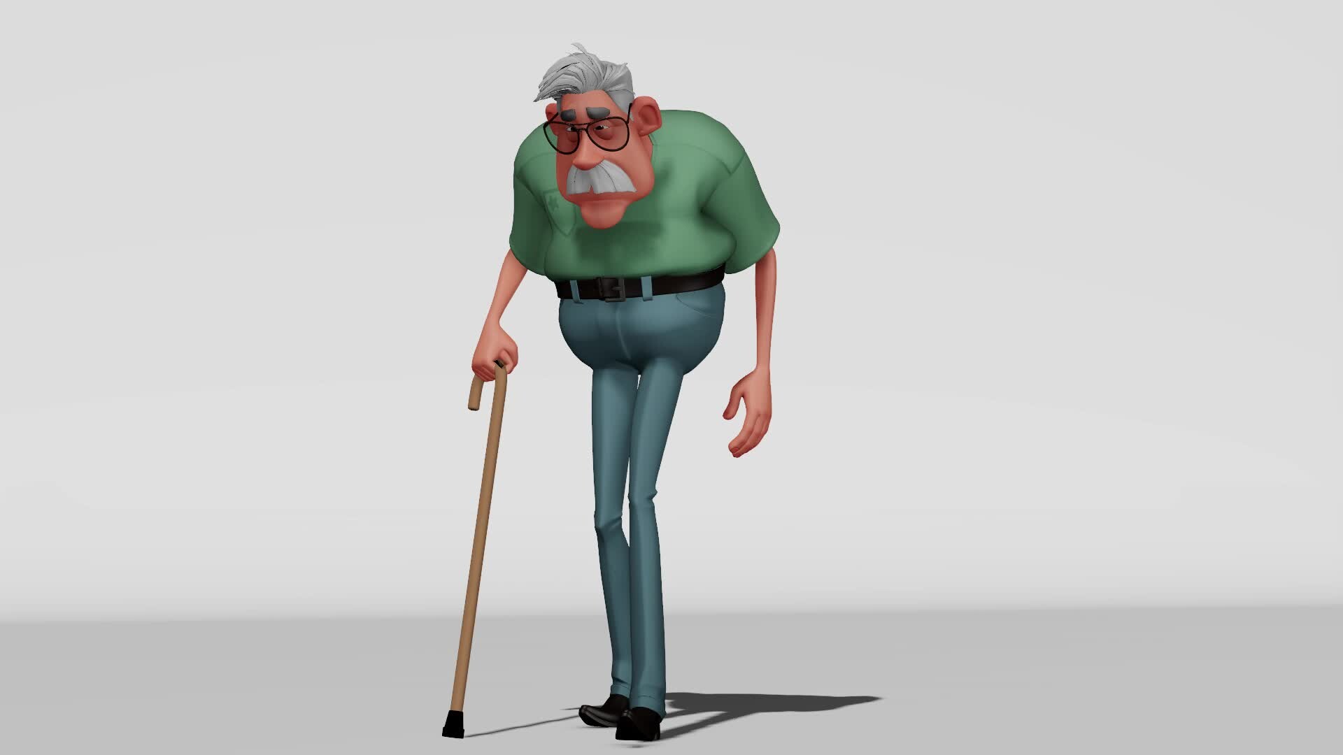 ArtStation - Carl cane walk cycle 1