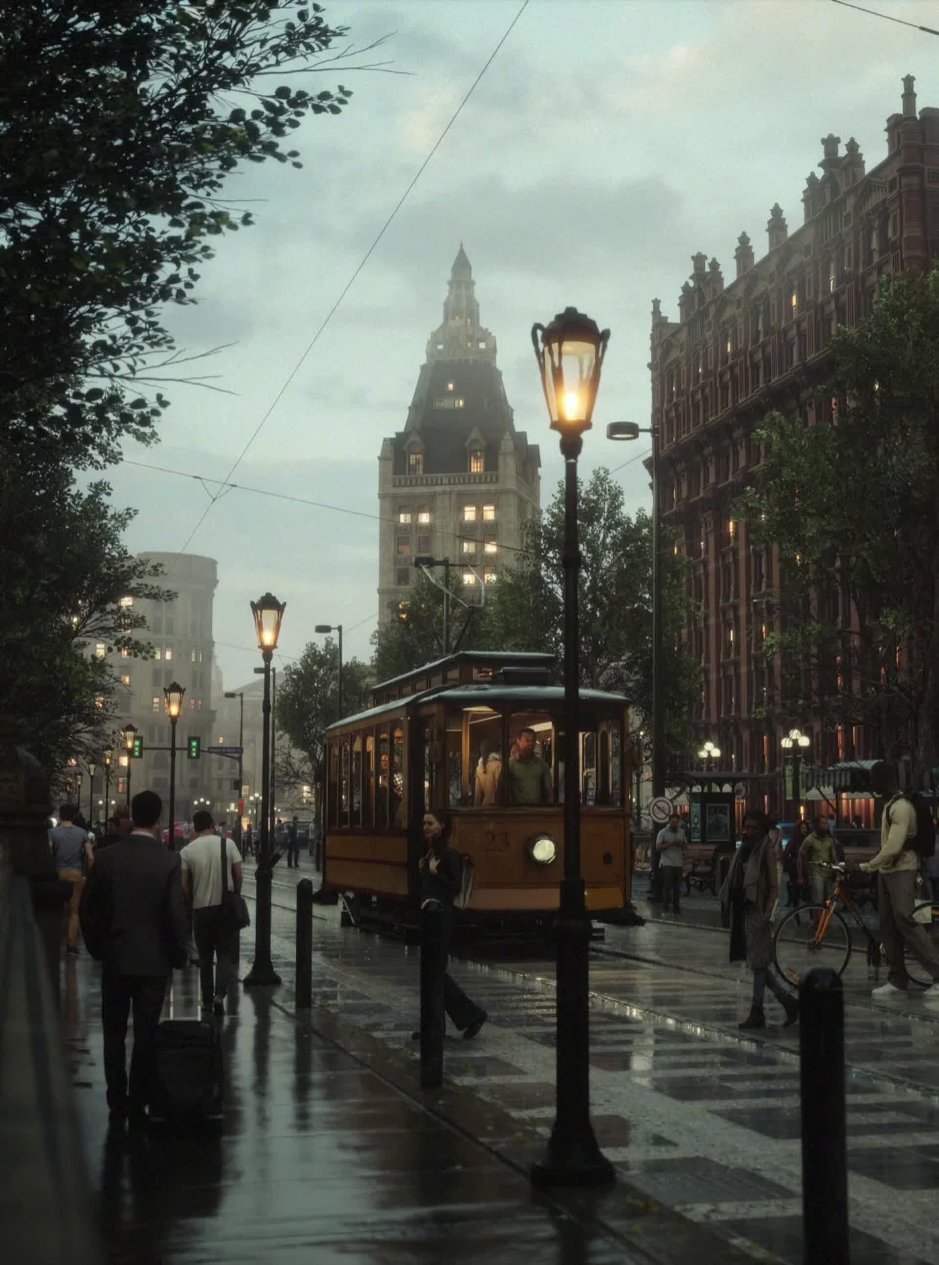 ArtStation - City Tram