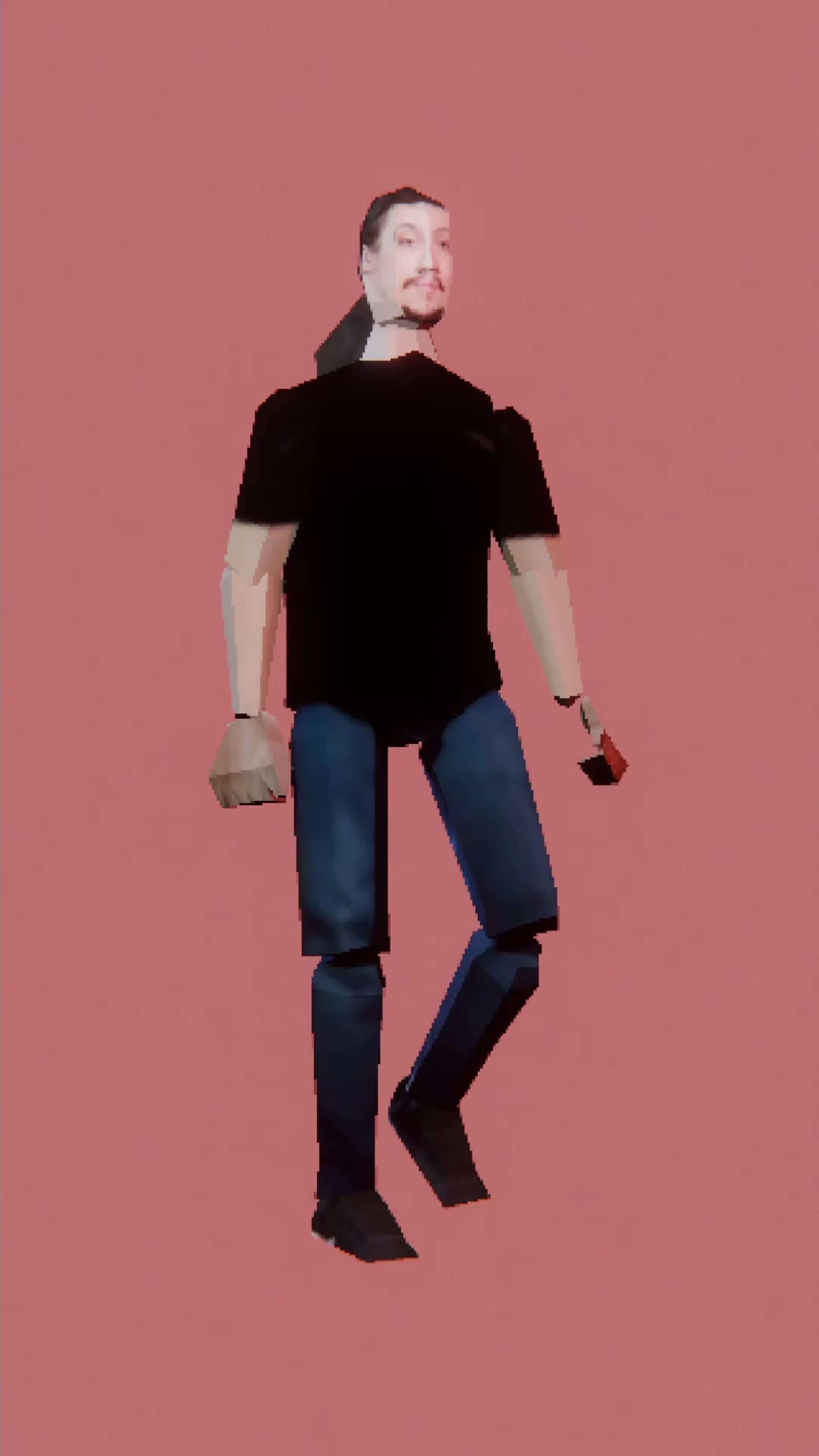 ArtStation - Myself in a PSX style