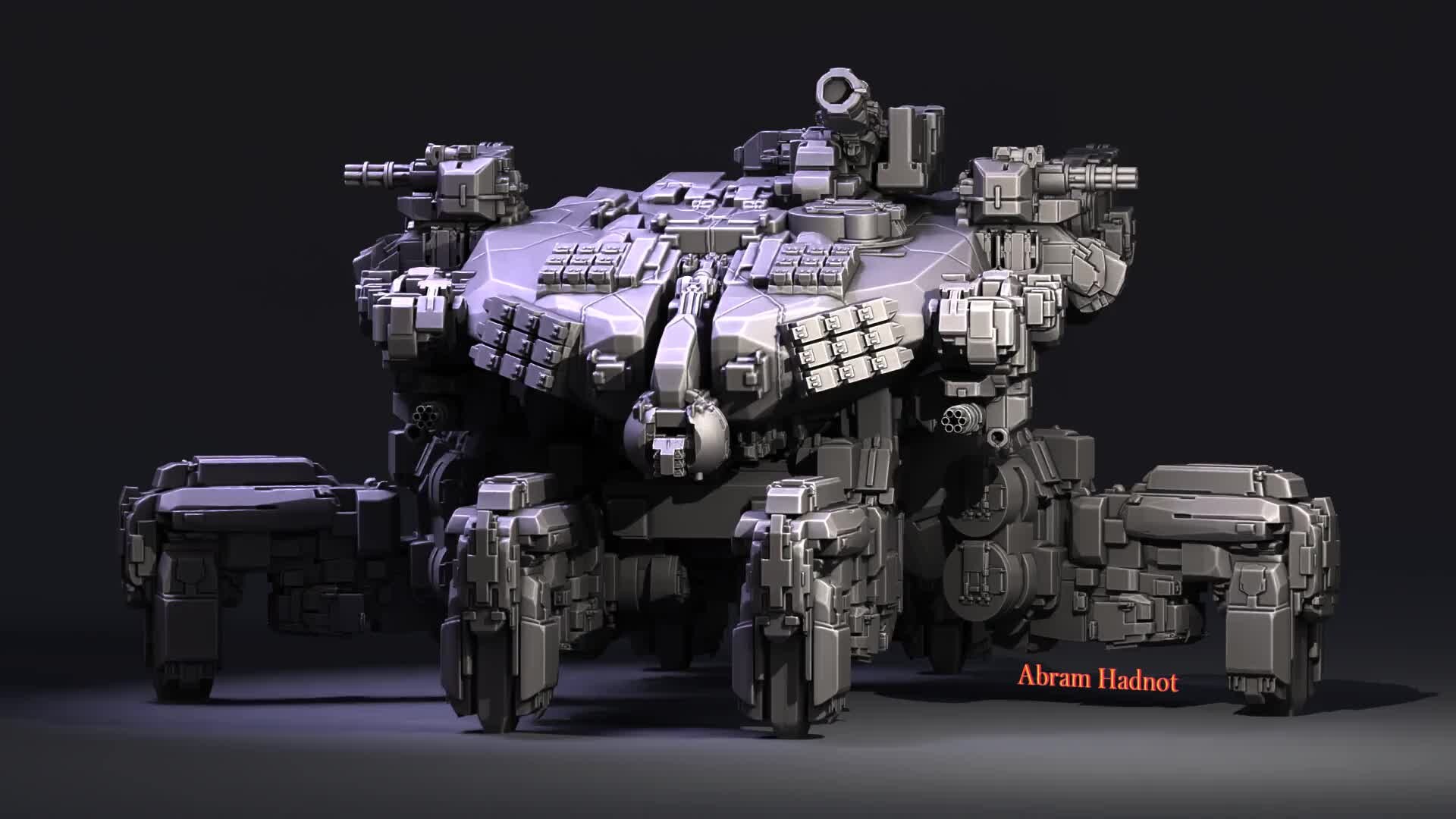 ArtStation - Warmonger Mech