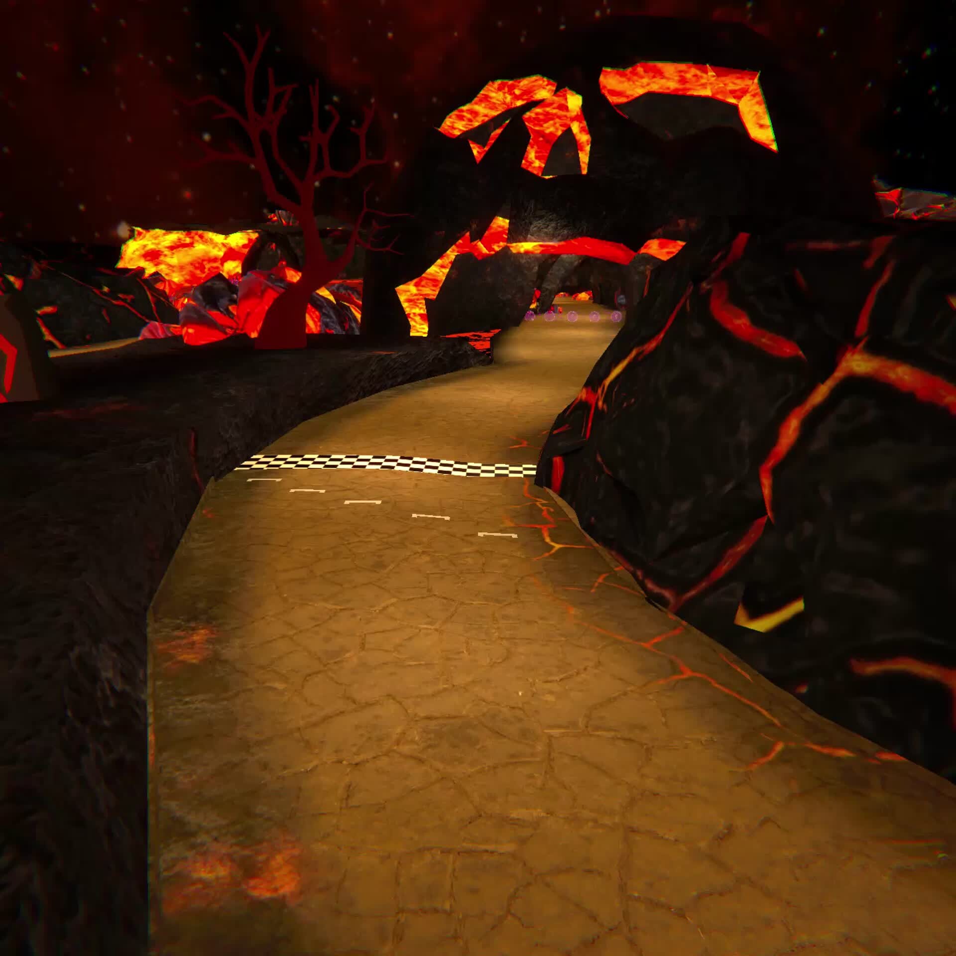 ArtStation - Lava Racing Track
