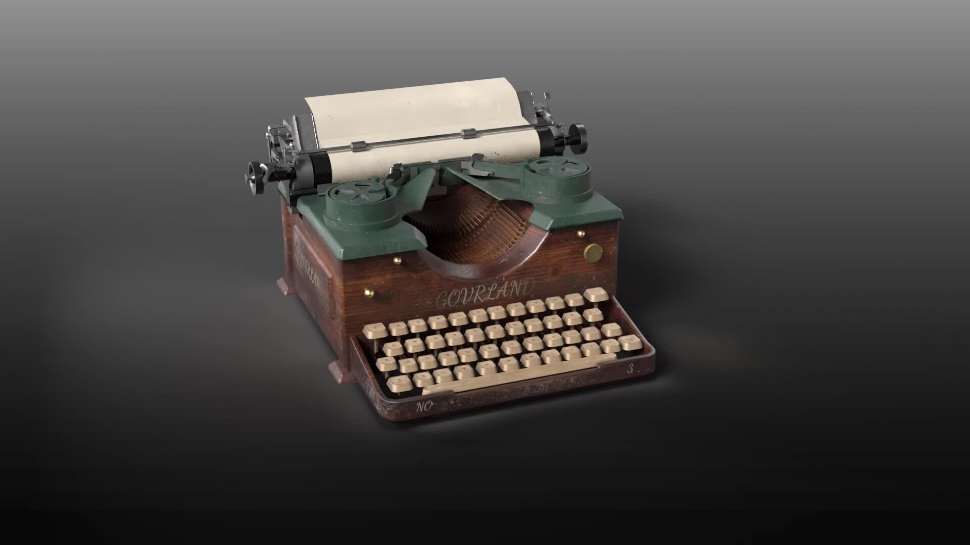 ArtStation - Timeless Typist