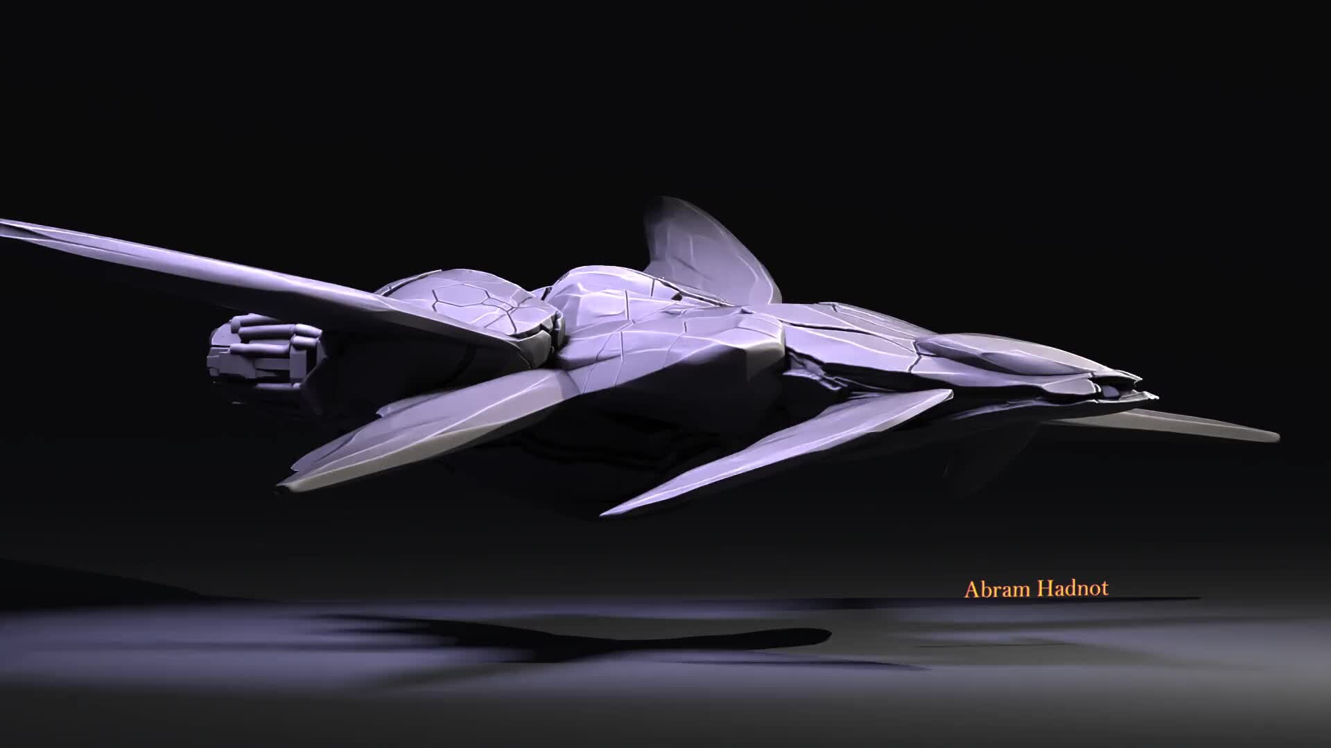 ArtStation - Lightening Hypersonic fighter drone
