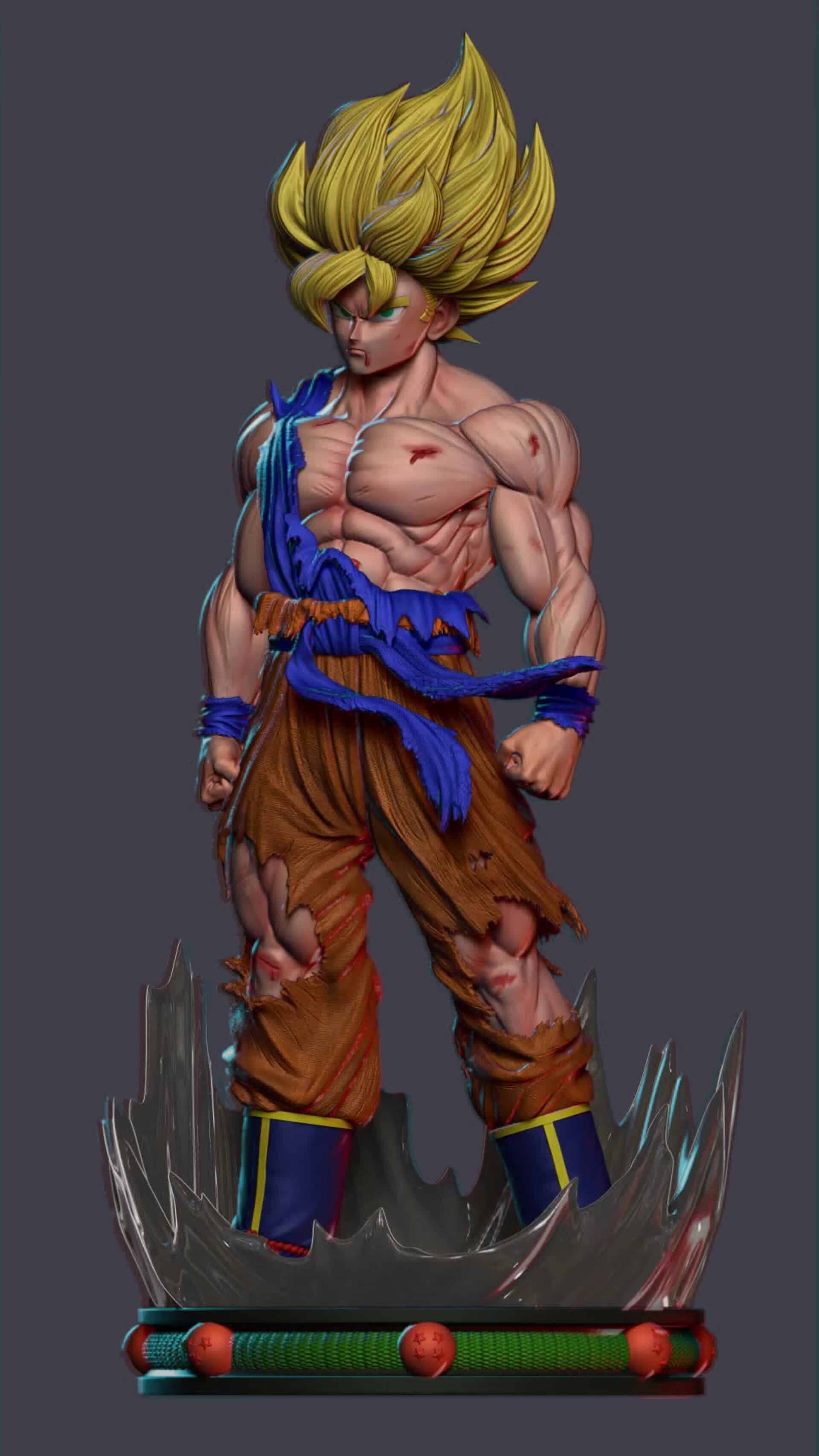 ArtStation - Goku Super Sayan 1