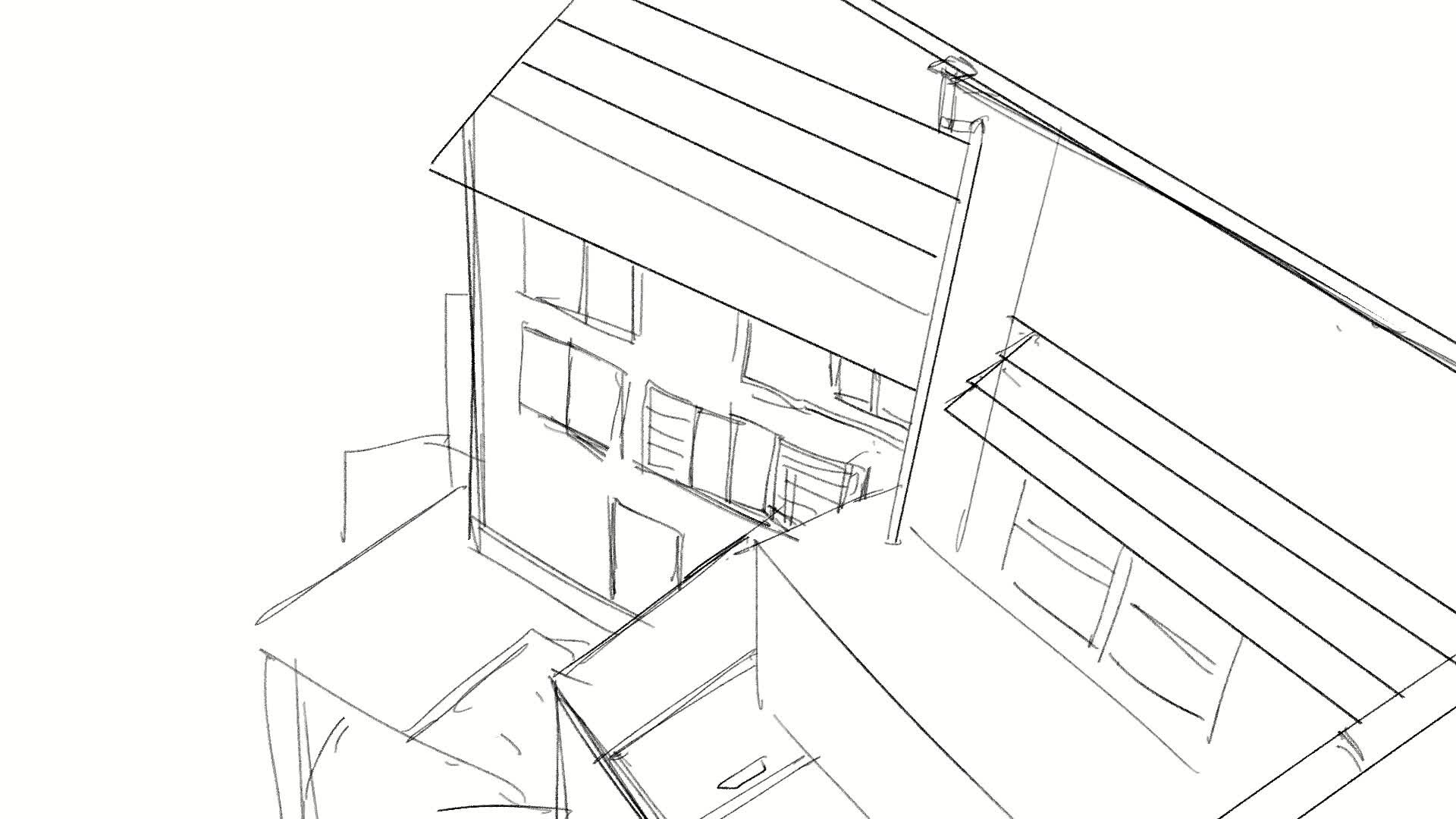 ArtStation - House destruction