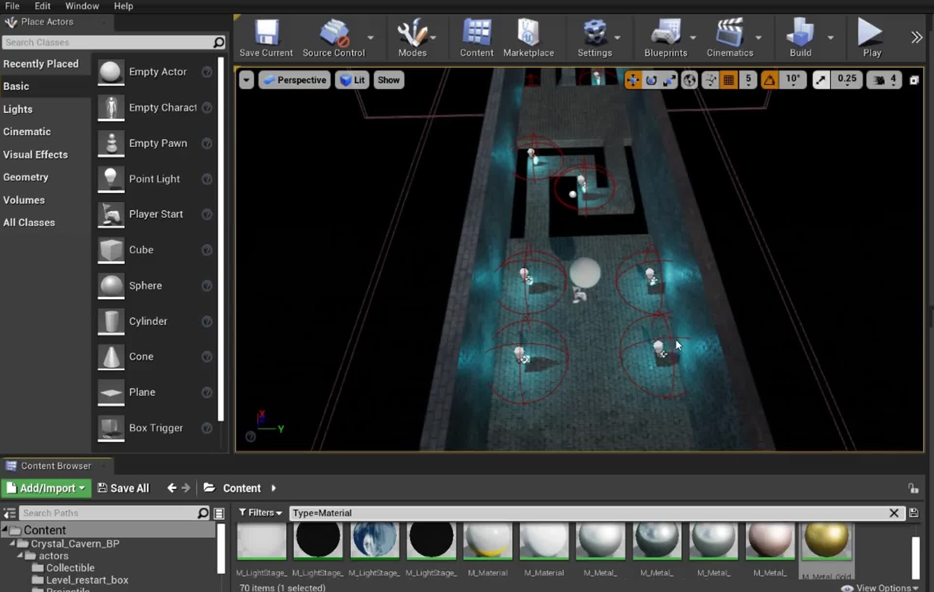 ArtStation - unreal engine crystal game level