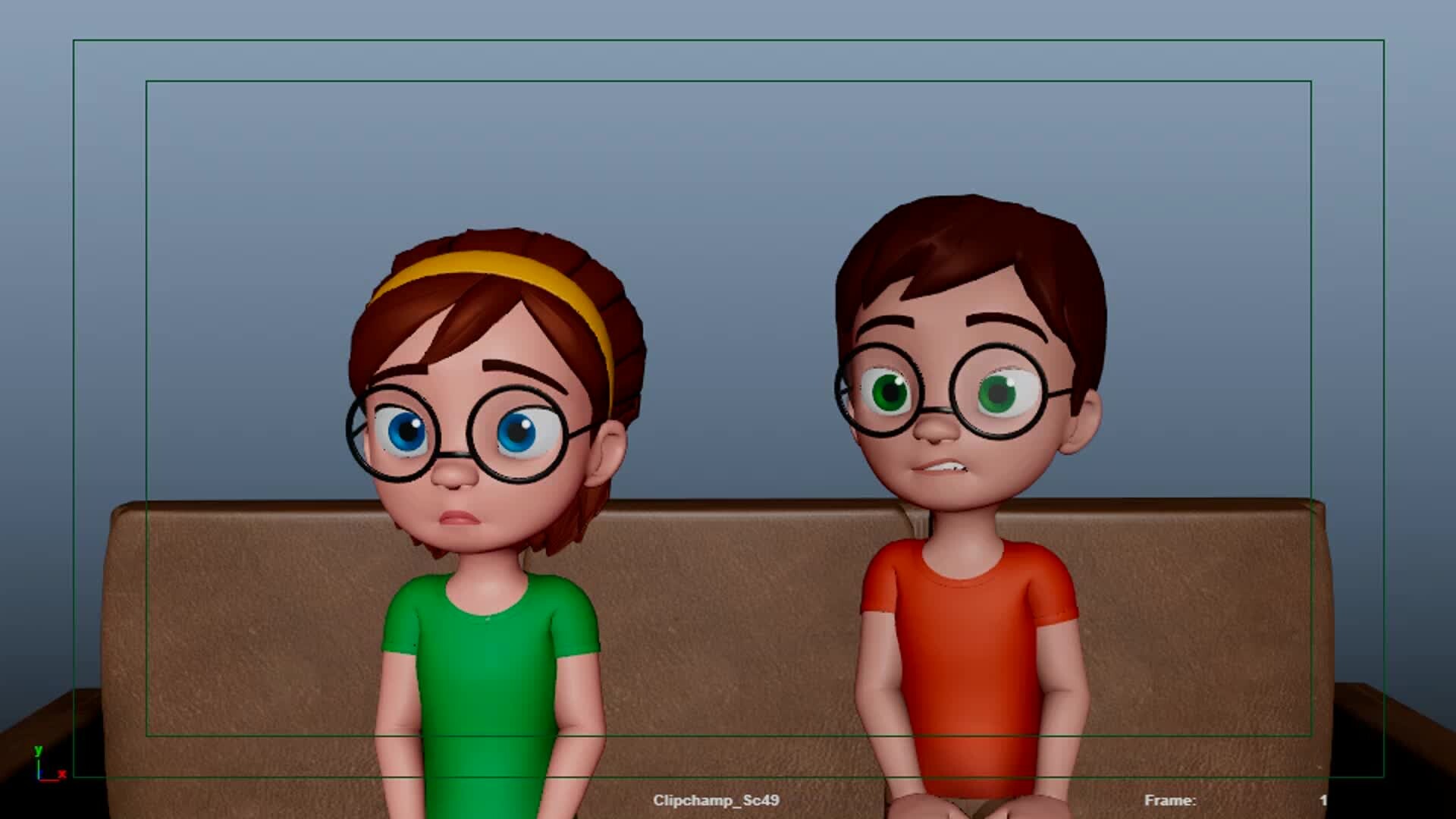 ArtStation - 3D Animation 2 characters Animation