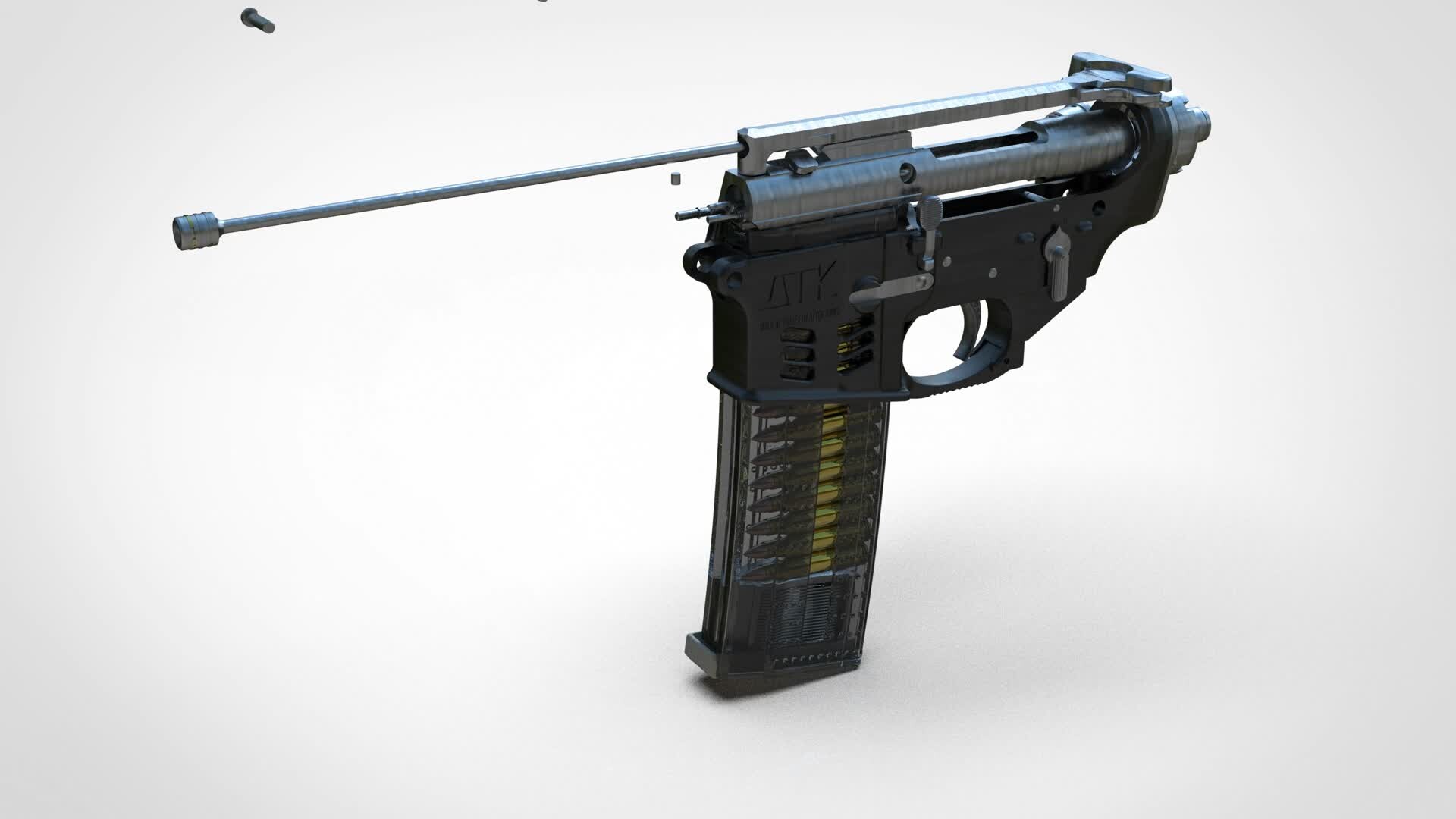 ArtStation - M416_5.56 Rifle.