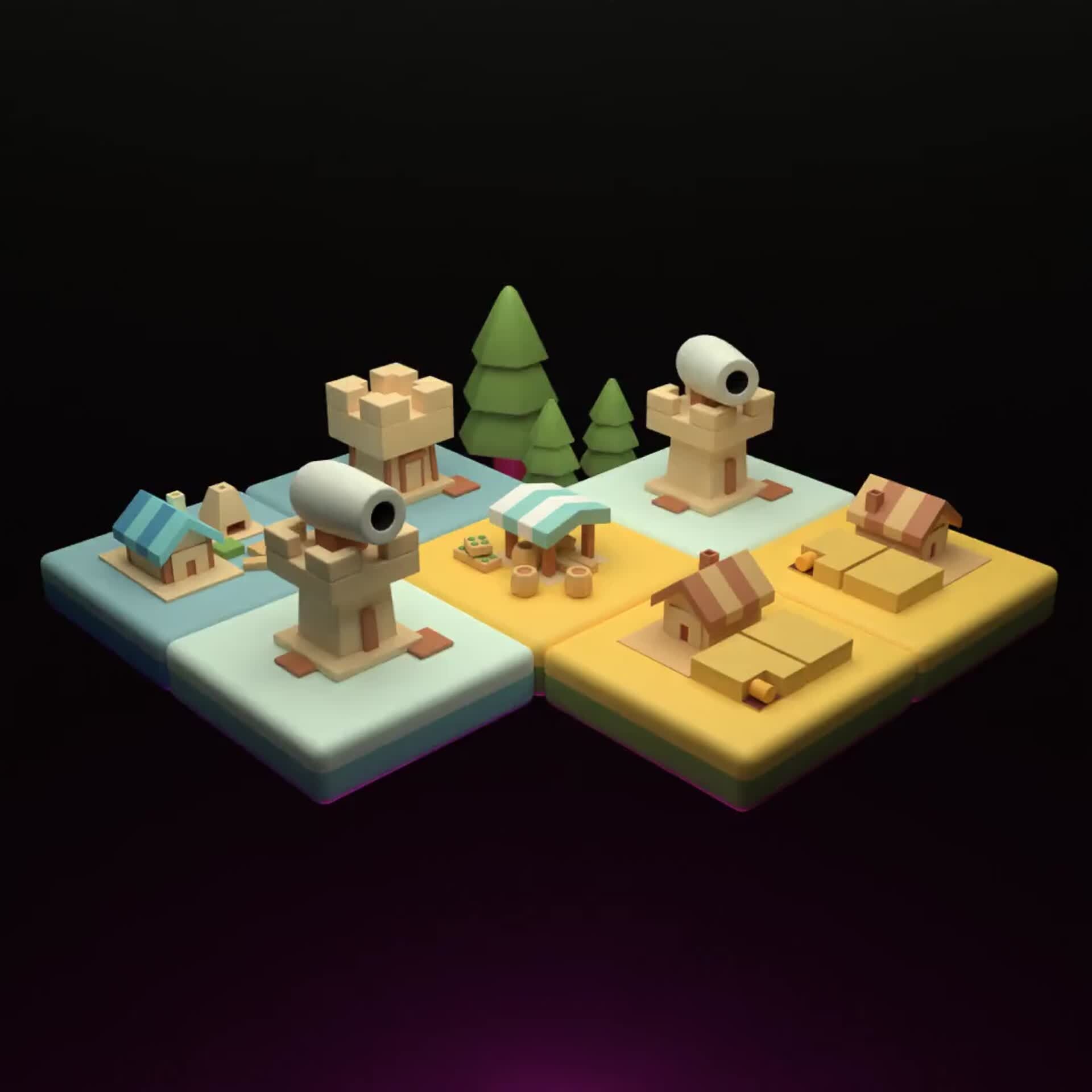 ArtStation - 3D Isometric Miniature (Unreleased)