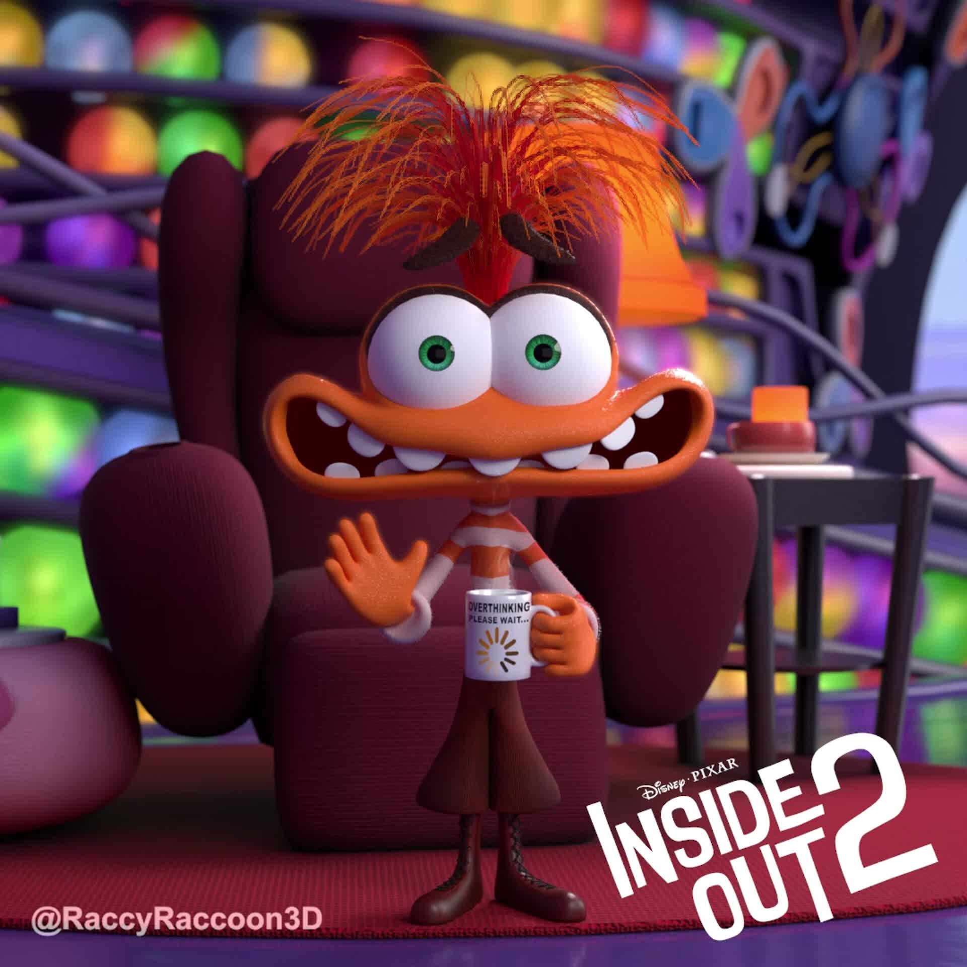 ArtStation - Anxiety Inside Out Model Render