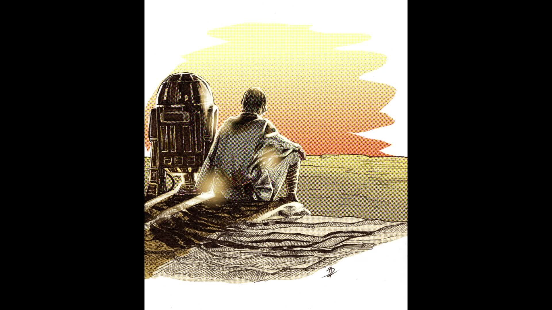 ArtStation - Binary Sunset