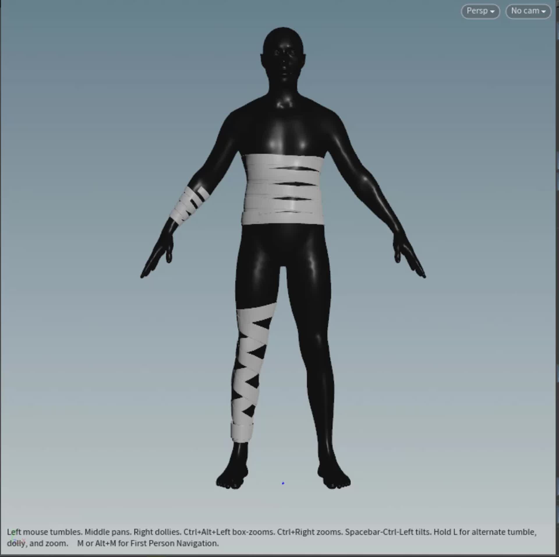 ArtStation - Bandage wrapping HDA
