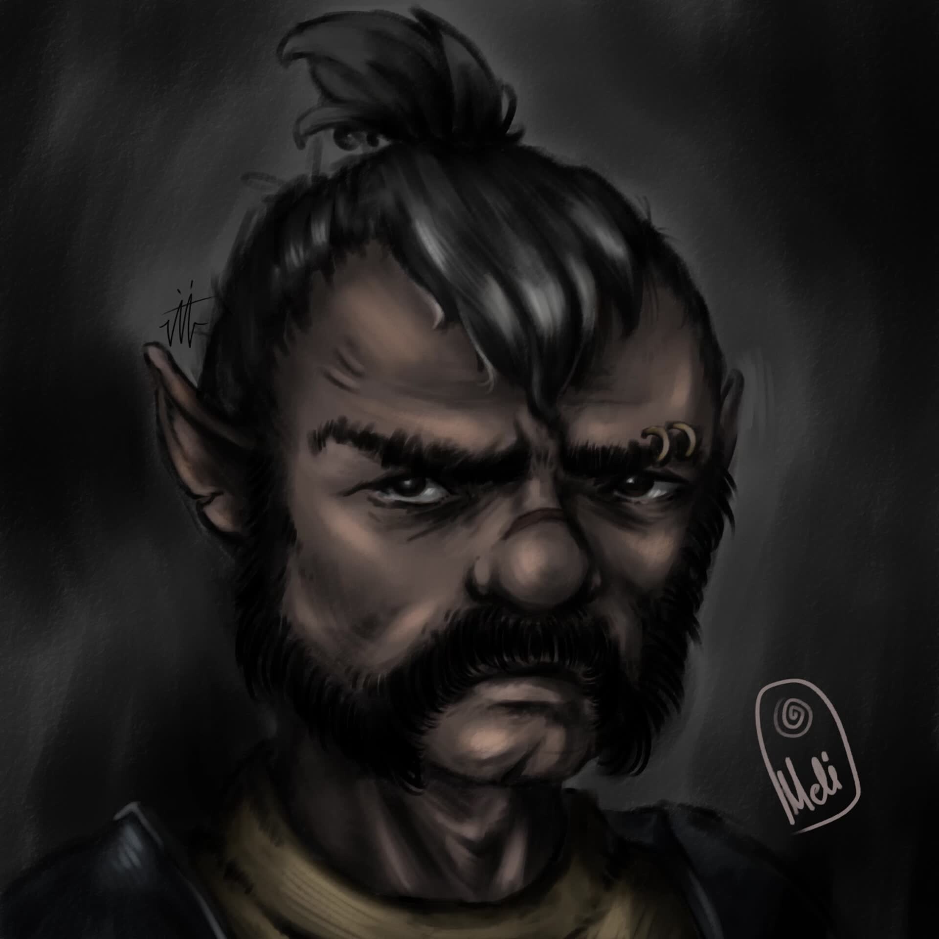 ArtStation - Colouring process