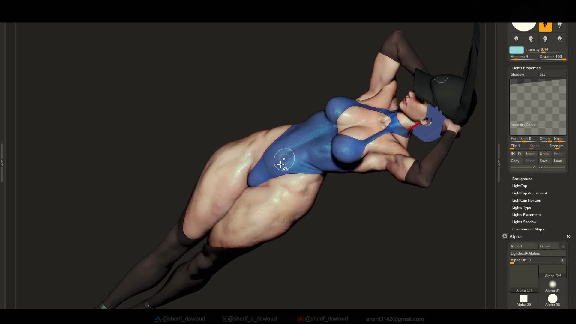 ArtStation - Figure sculpture [Zbrush]