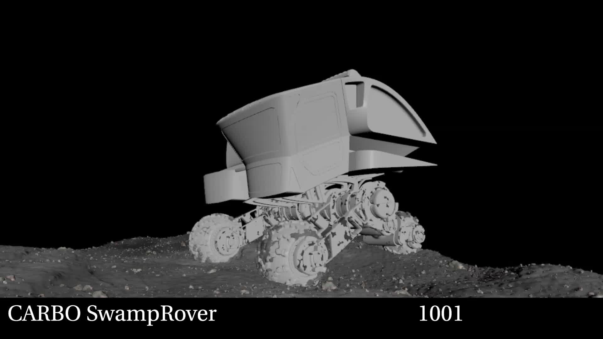 ArtStation - CARBO Swamp Rover concept previz teaser